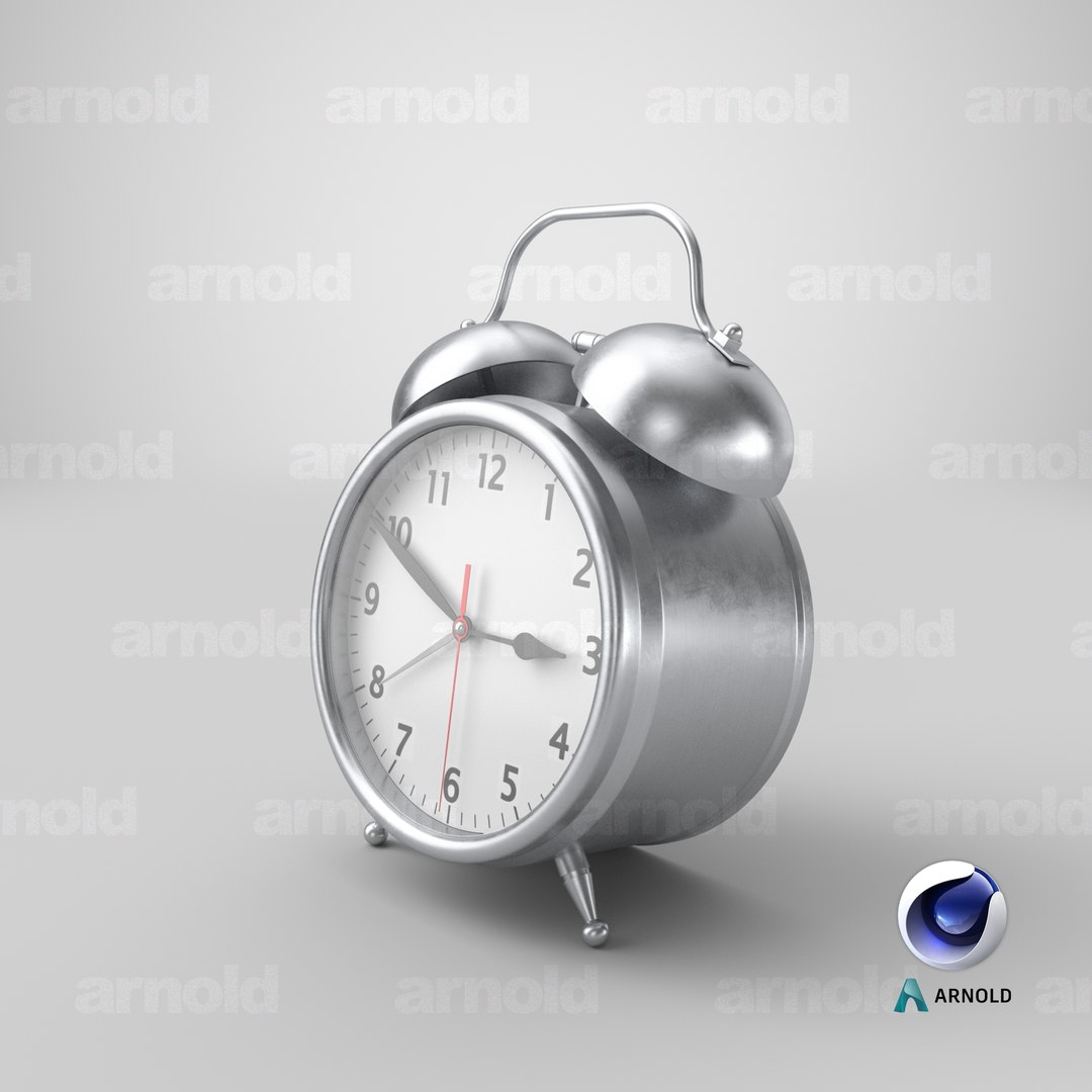 Real alarm clock model - TurboSquid 1588234