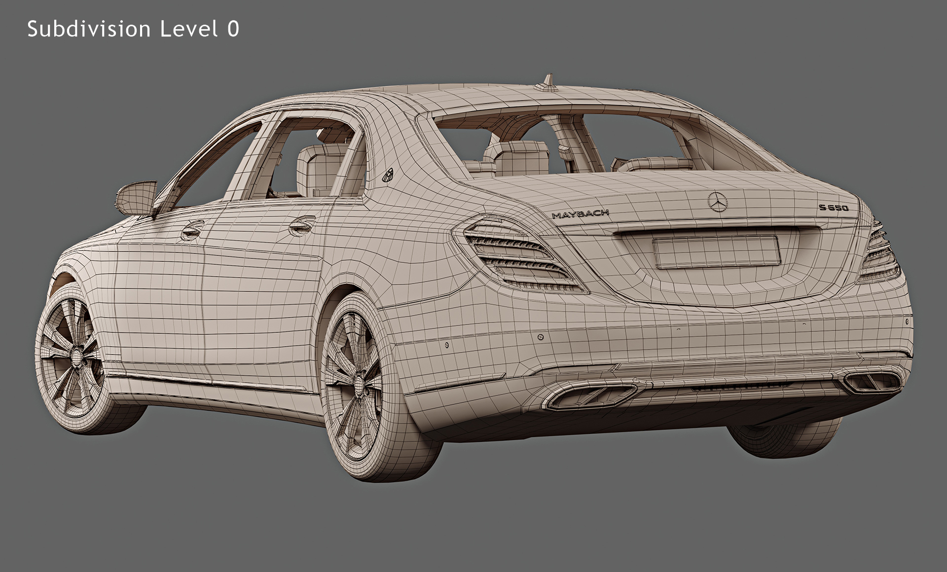 2018 mercedes-benz s-class maybach model - TurboSquid 1217175