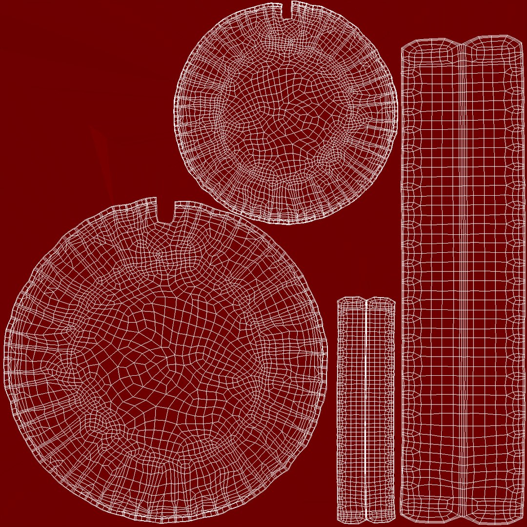 Red Chef Hat 3D Model - TurboSquid 2256288