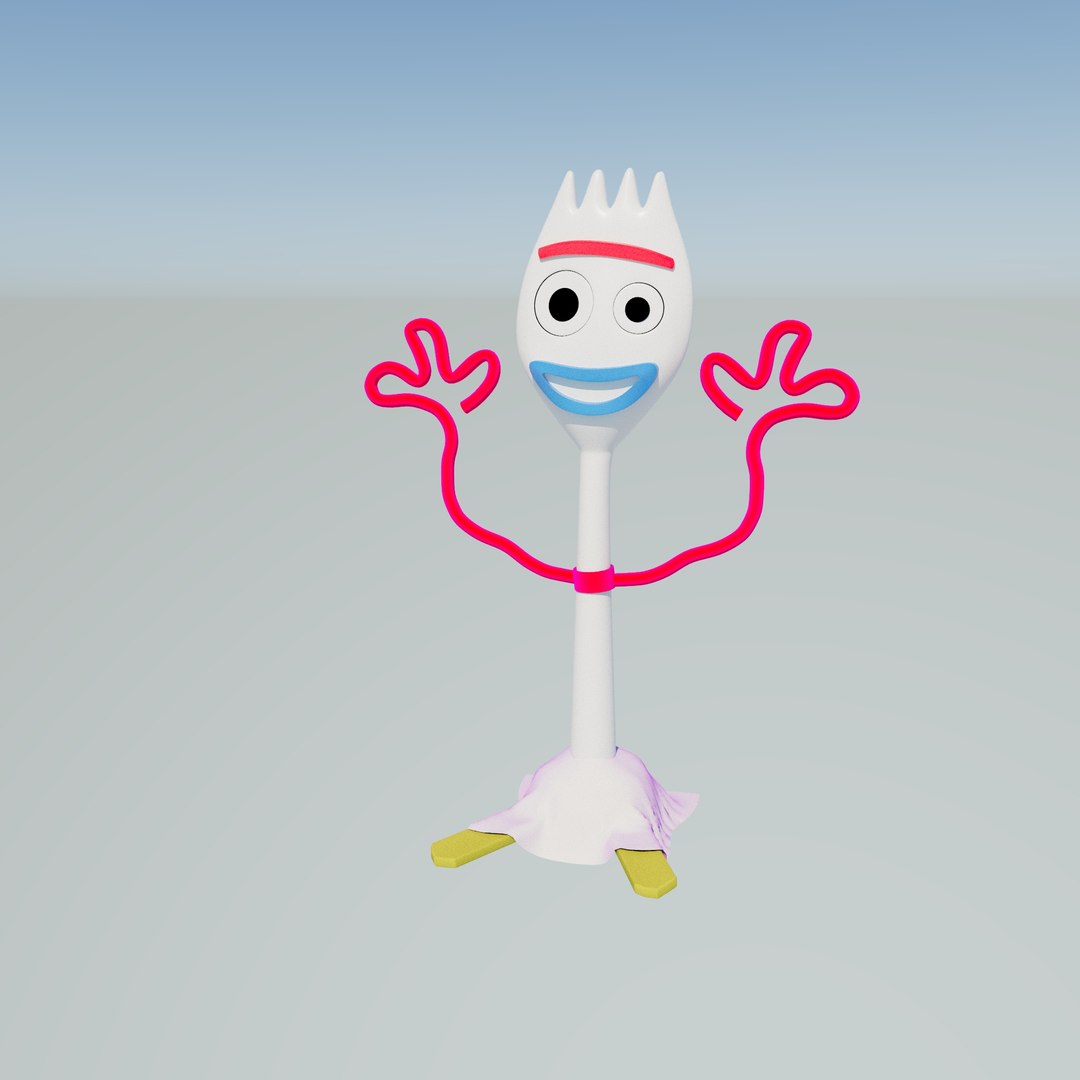 3D Forky - TurboSquid 2010215