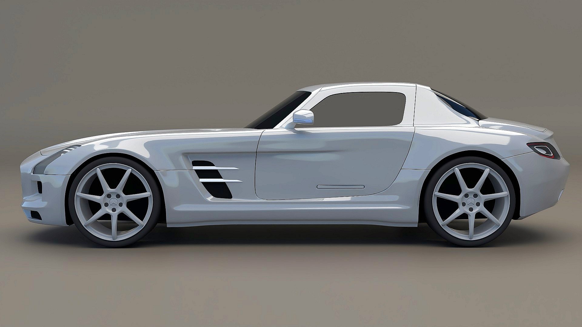 3D Model Mercedes AMG SLS Sports Car - TurboSquid 2386969