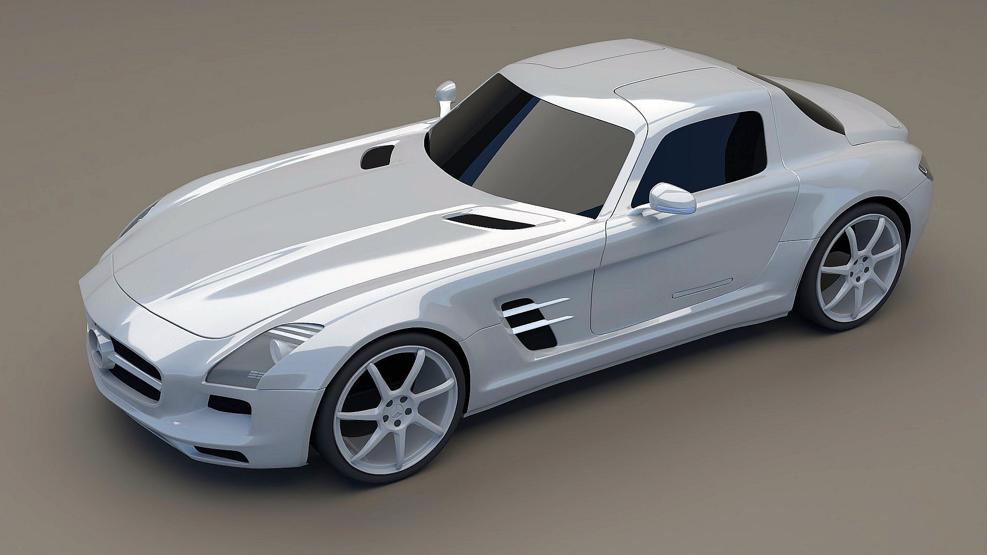 3D Model Mercedes AMG SLS Sports Car - TurboSquid 2386969