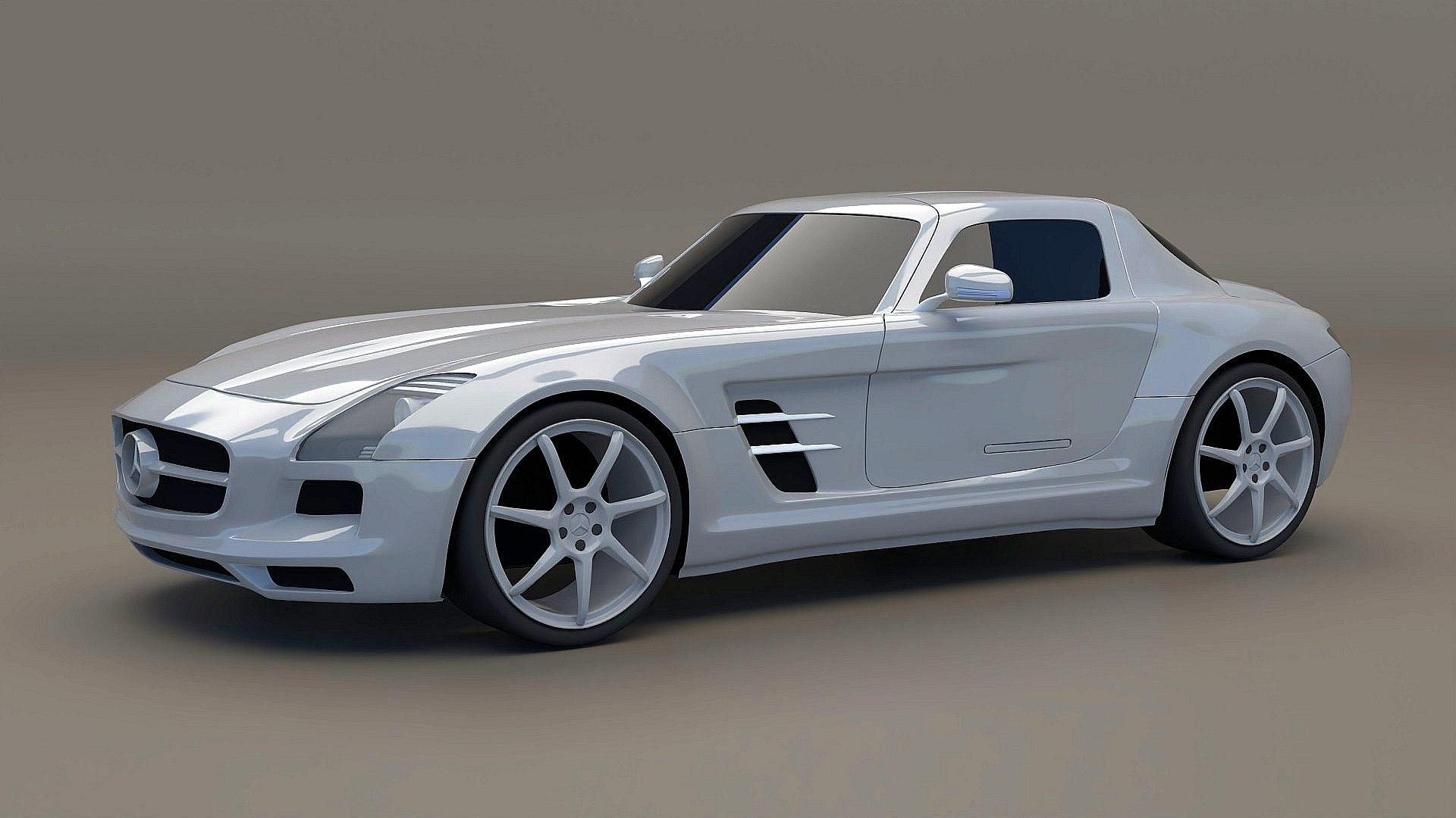 3D Model Mercedes AMG SLS Sports Car - TurboSquid 2386969