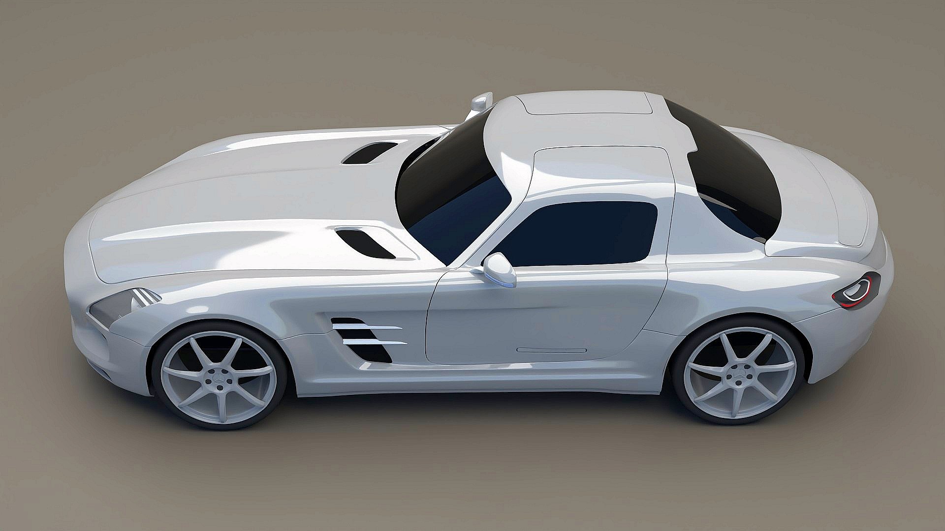 3D Model Mercedes AMG SLS Sports Car - TurboSquid 2386969