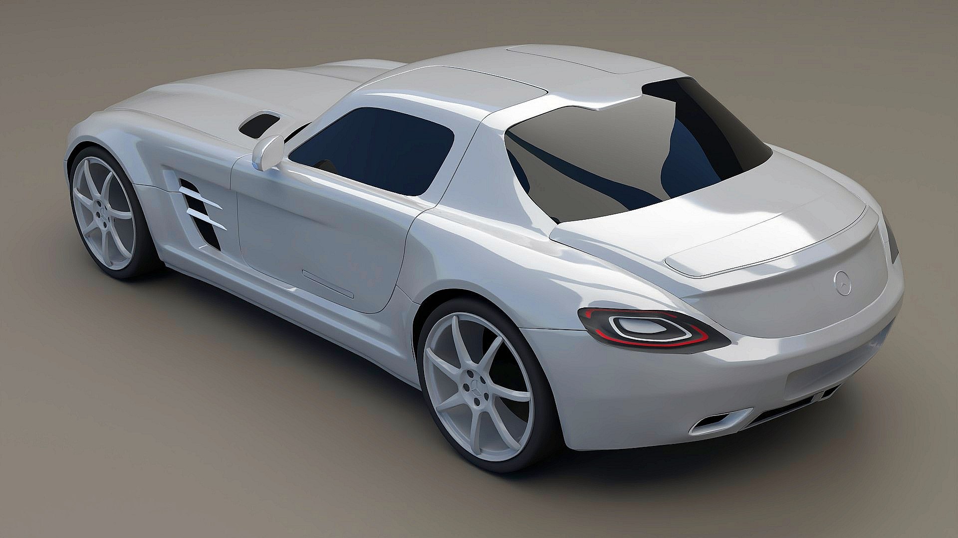 3D Model Mercedes AMG SLS Sports Car - TurboSquid 2386969