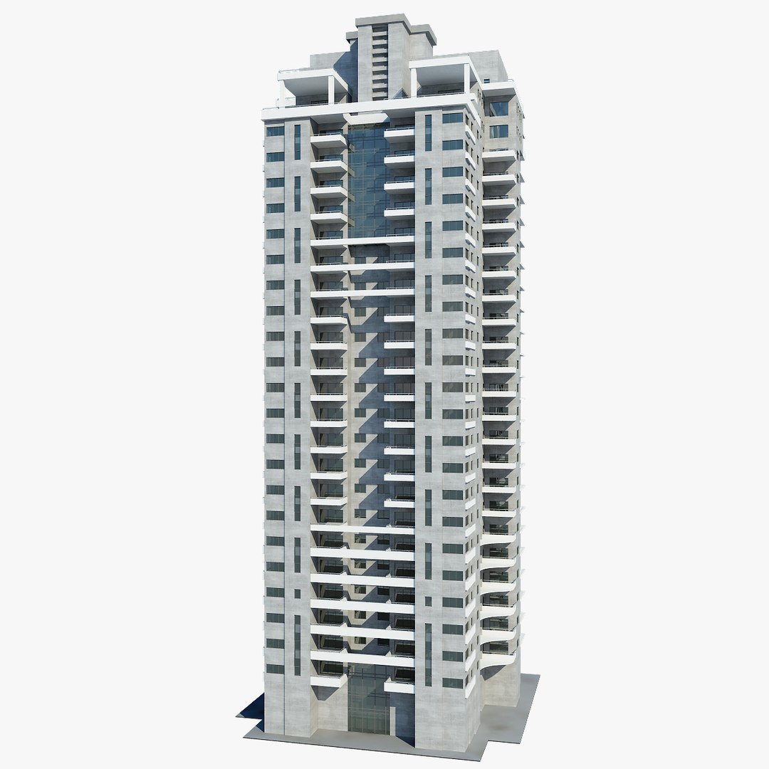 3d Model High-rise Construction