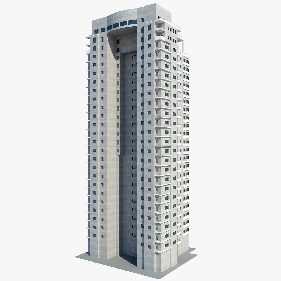 3d Model High-rise Construction