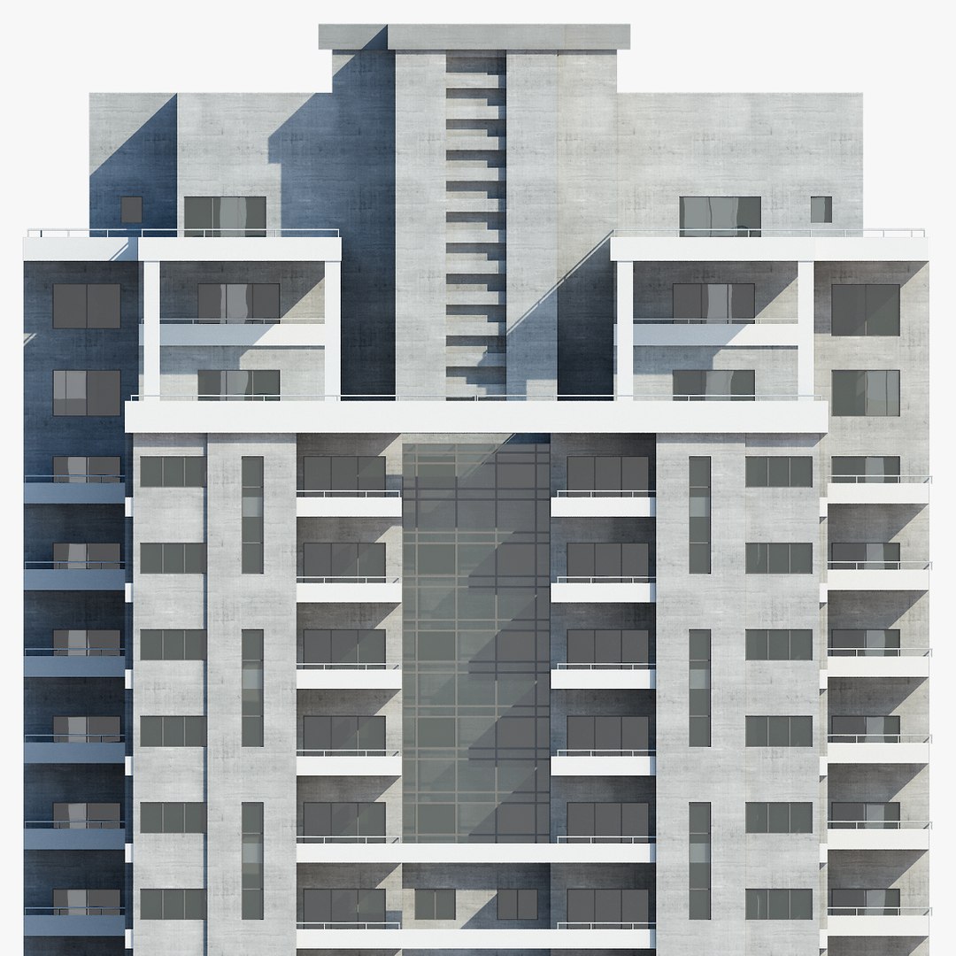 3d Model High-rise Construction