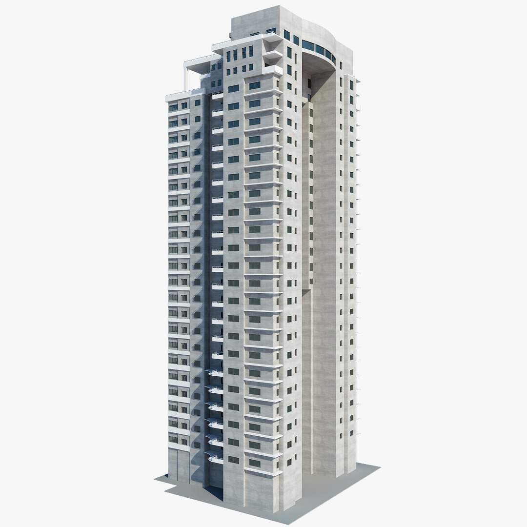 3d Model High-rise Construction