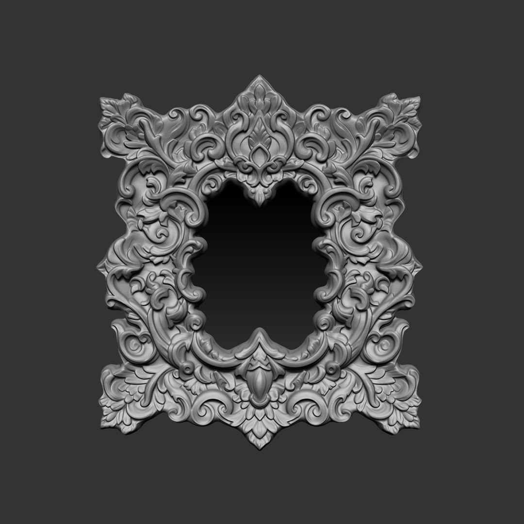 Bas Relief Frame 240506 01 3D Print Model Model - TurboSquid 2292112