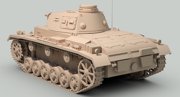 modelo 3d Panzer 3 Tank - TurboSquid 1298291