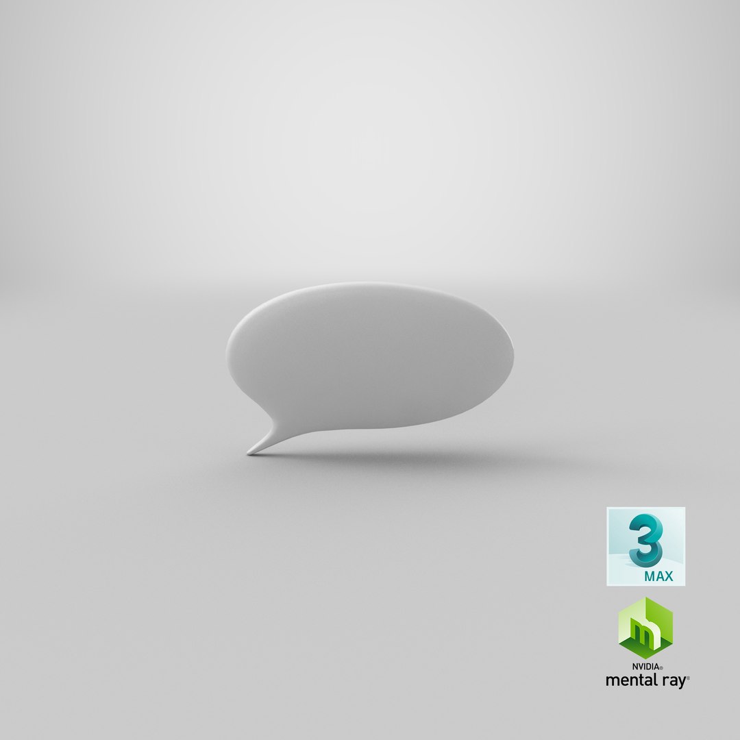 Thought Bubble 25 Model - TurboSquid 1228202