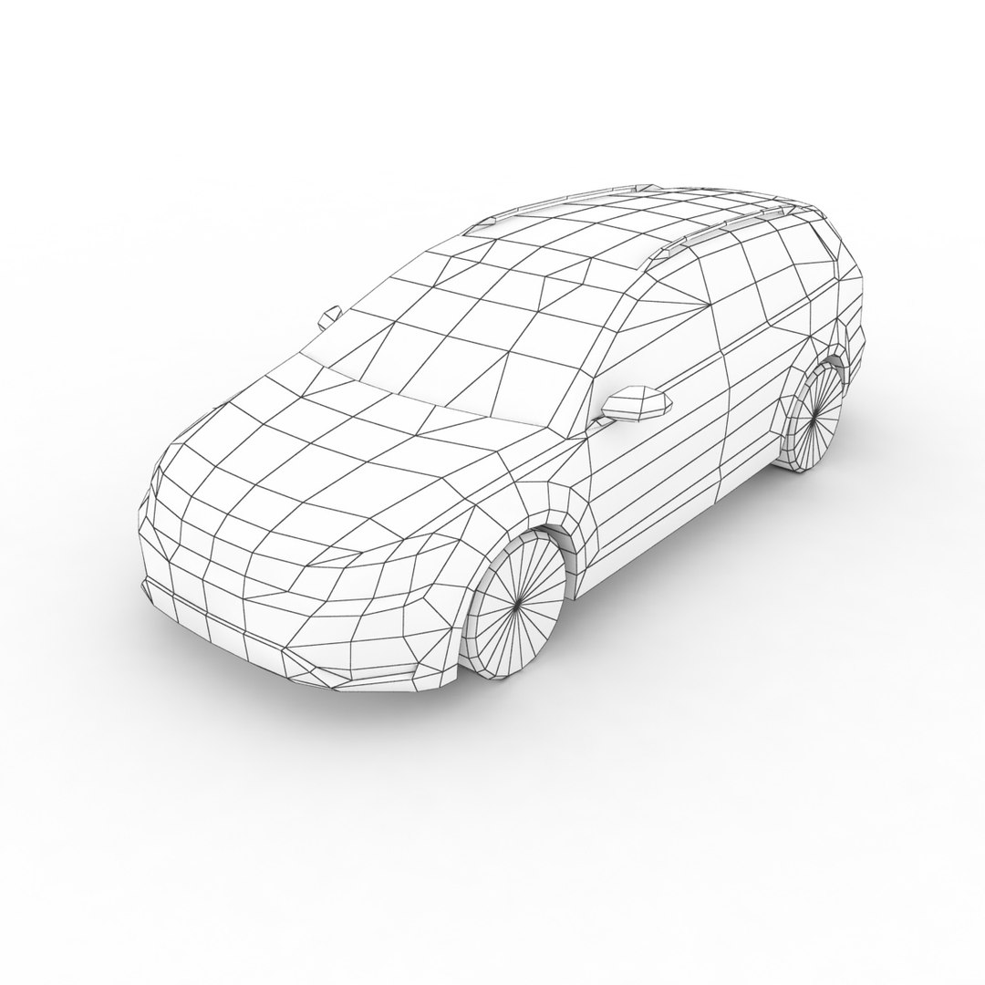 2017 Golf R-line Estate Model - TurboSquid 1161560