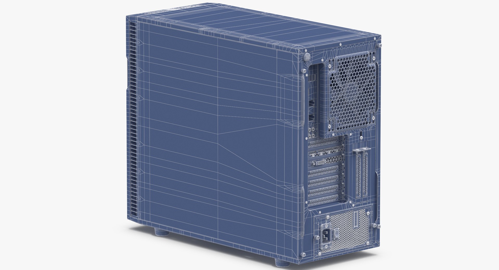 Fractal C Computer Case 3D Model - TurboSquid 1424087