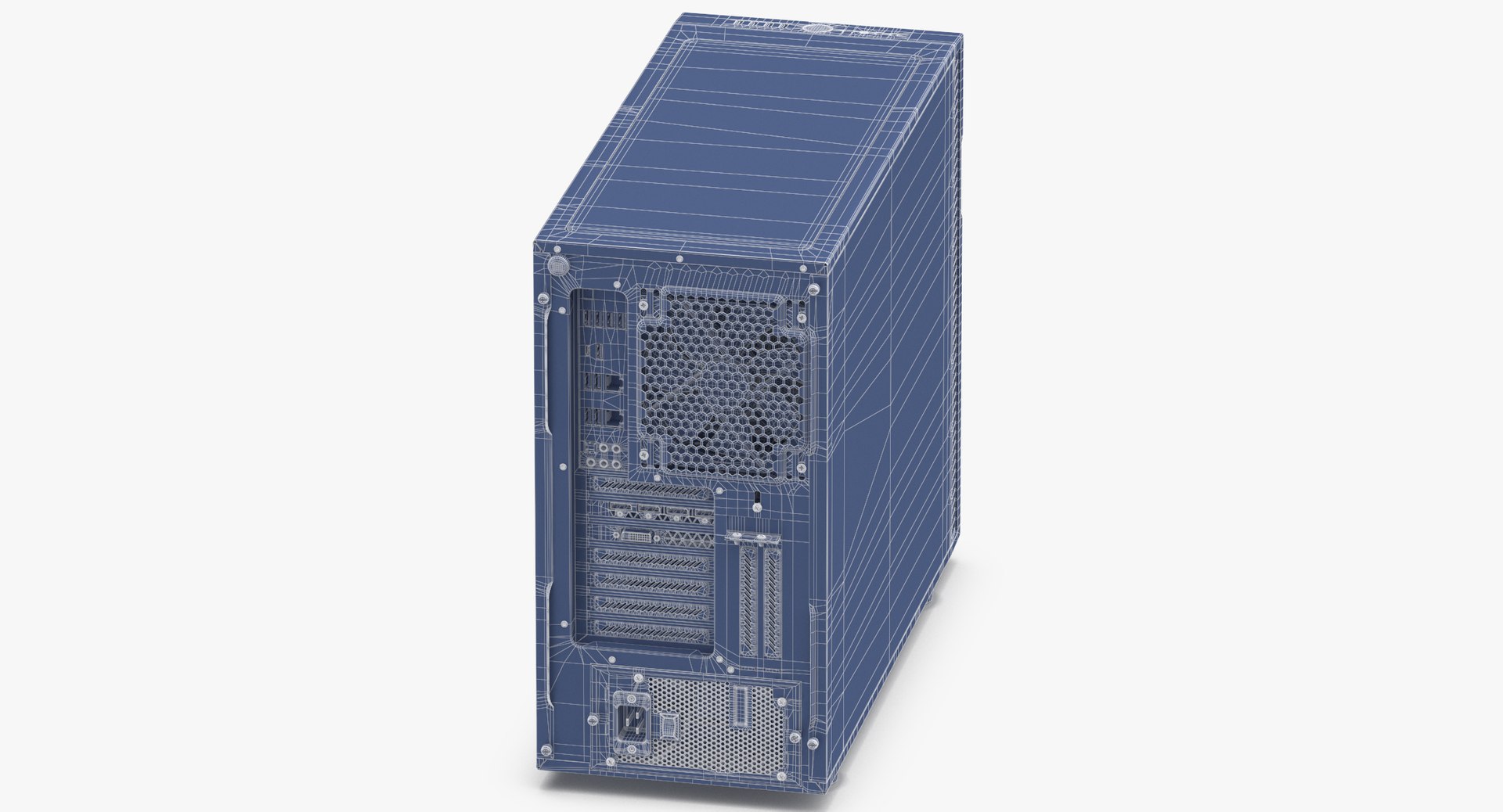 Fractal C Computer Case 3D Model - TurboSquid 1424087