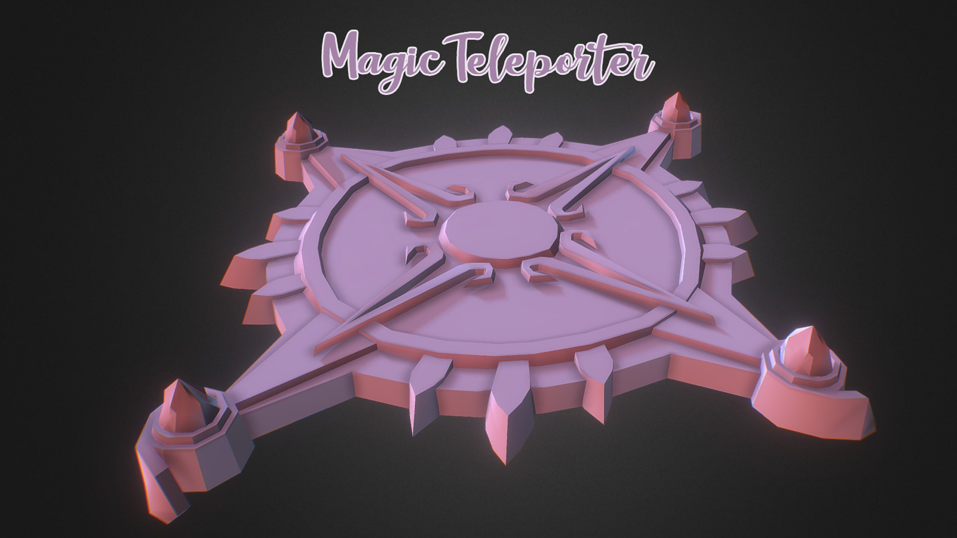 3D Magic Teleporter Model - TurboSquid 1974013