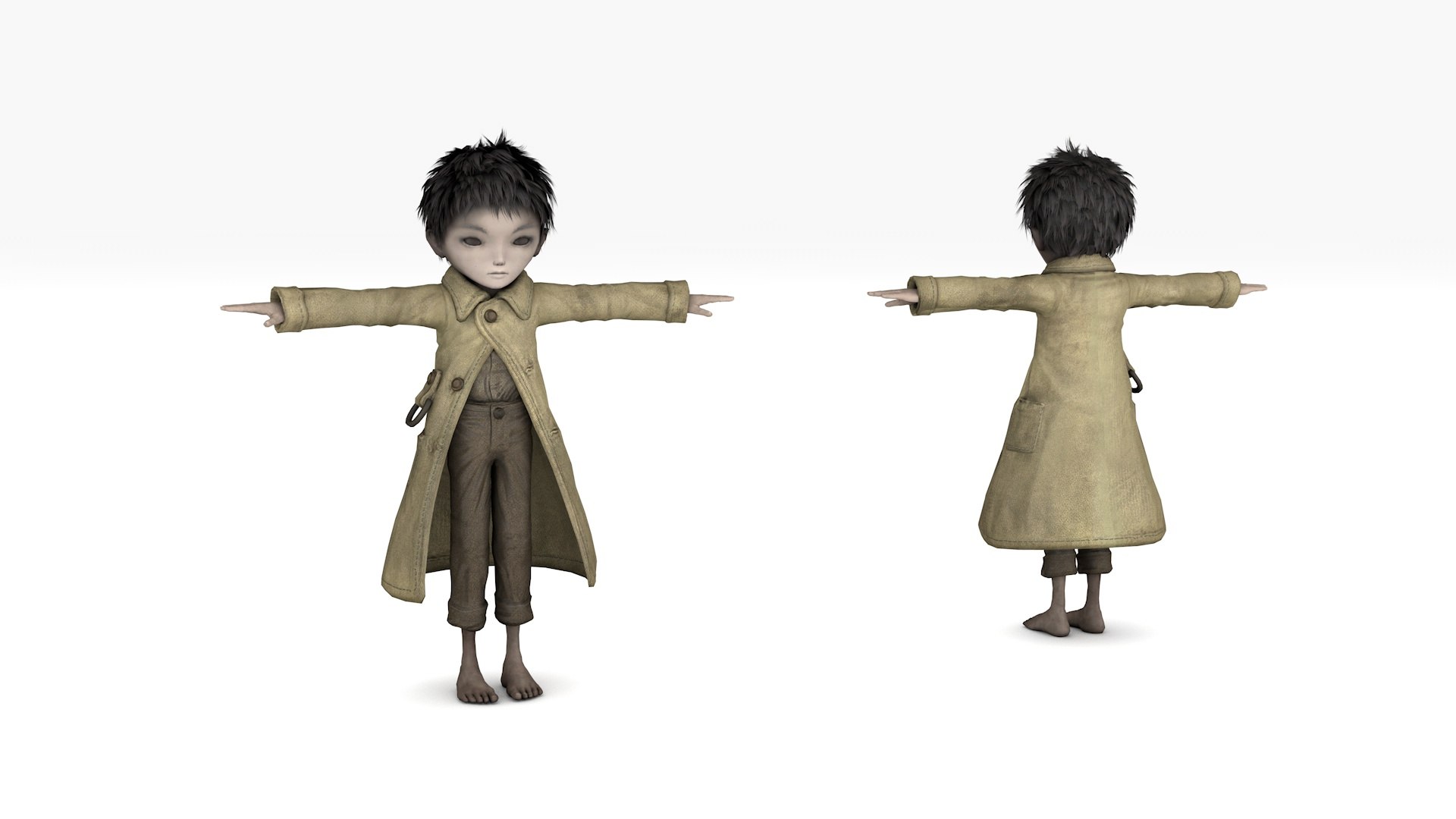 Mono Little nightmares 3D model - TurboSquid 2025976