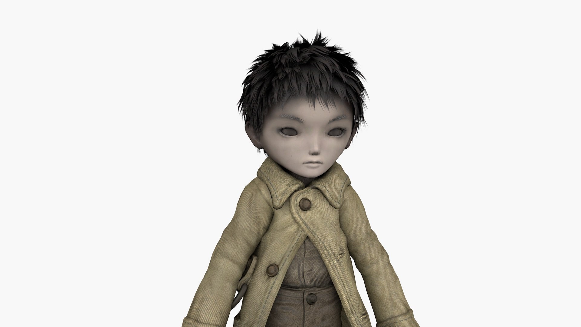 modelo 3d Mono Little nightmares - TurboSquid 2025976