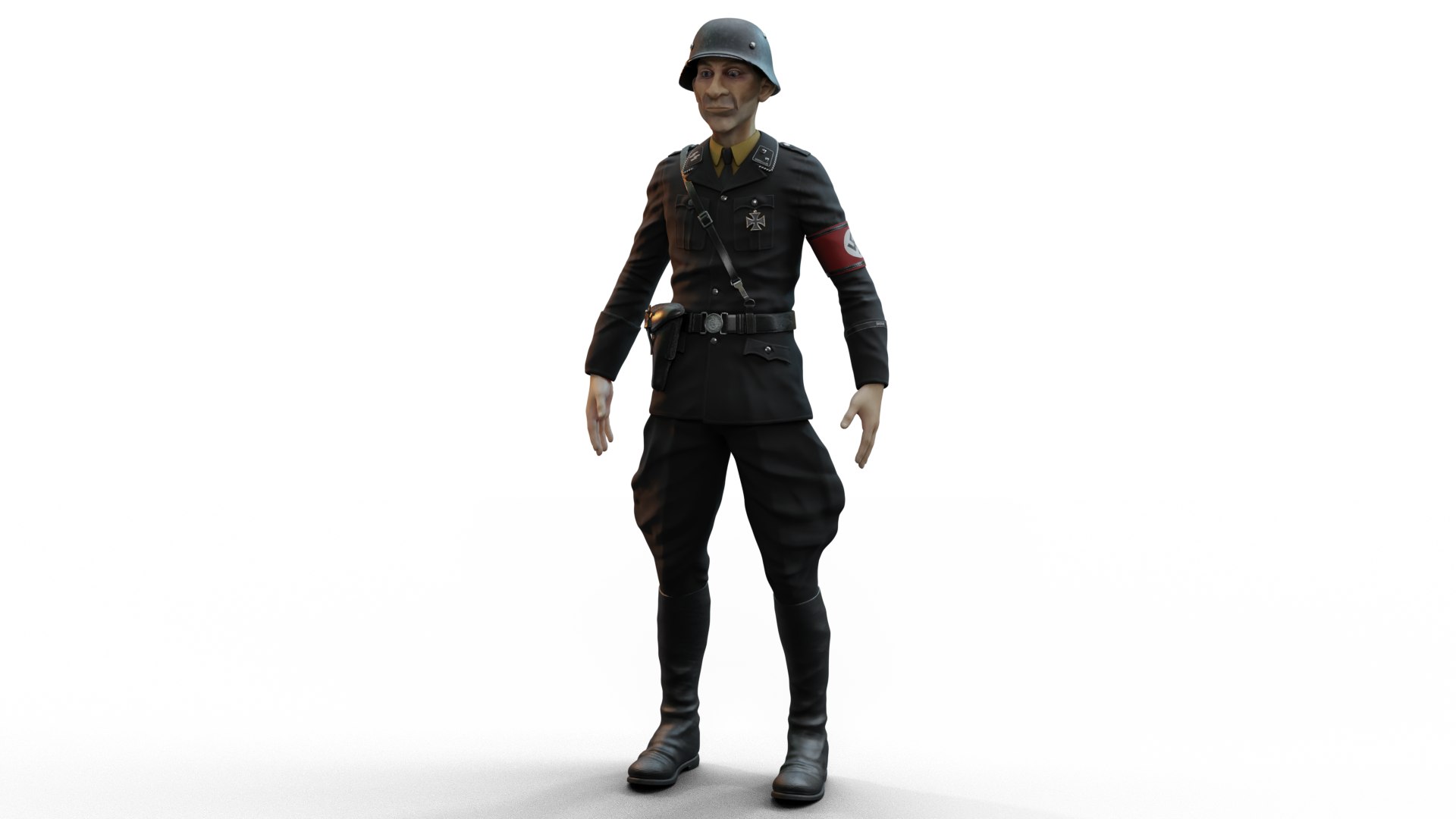 WW2 Nazi SS Soldier 3D Model - TurboSquid 2247128