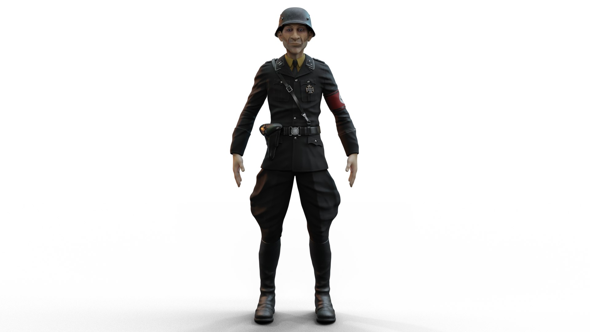 WW2 Nazi SS Soldier 3D Model - TurboSquid 2247128