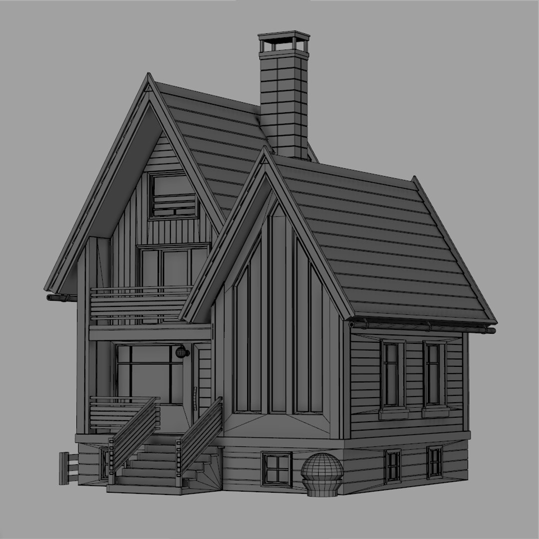 3D Modern Cottage 07 - TurboSquid 2201230