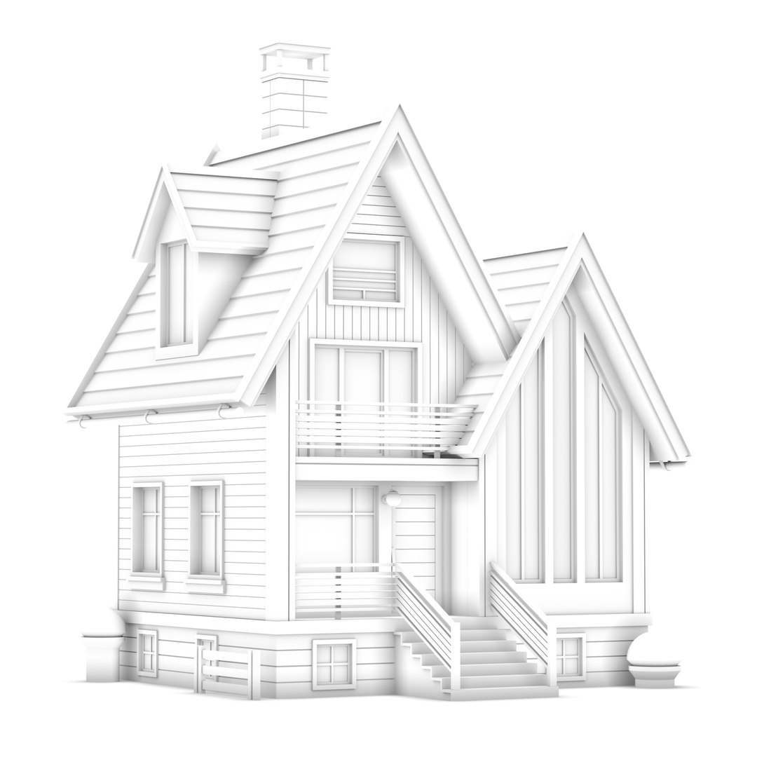 3D Modern Cottage 07 - TurboSquid 2201230