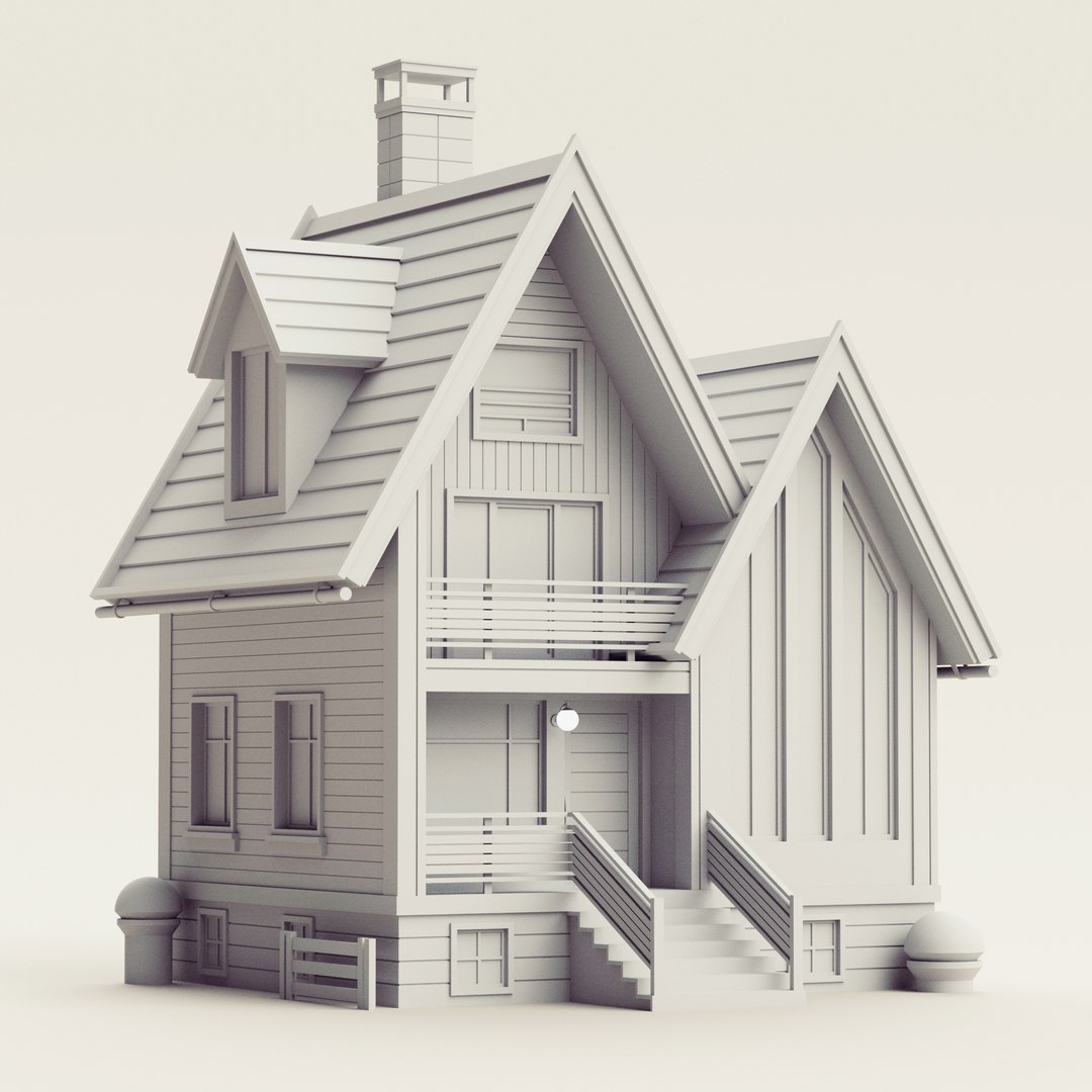 3D Modern Cottage 07 - TurboSquid 2201230