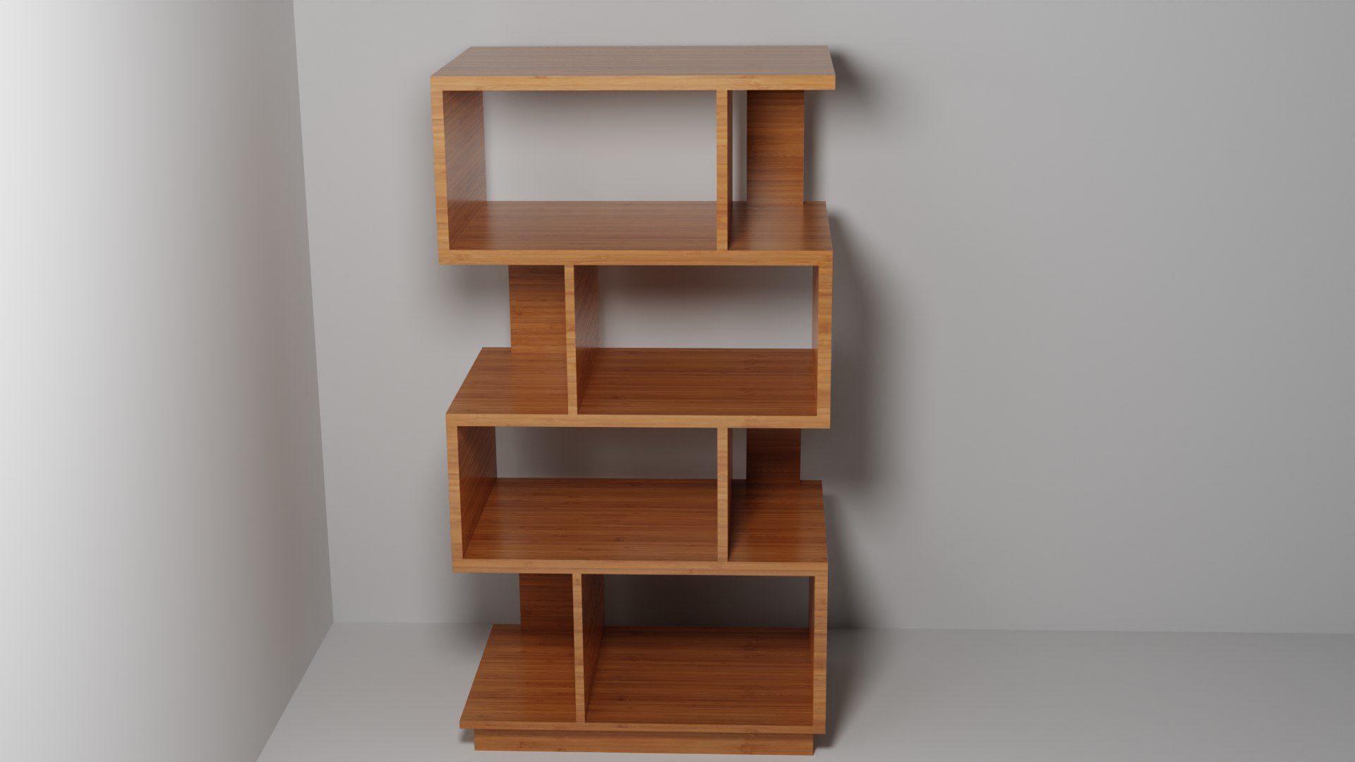 Simple Bookshelf 3D Model - TurboSquid 1867341