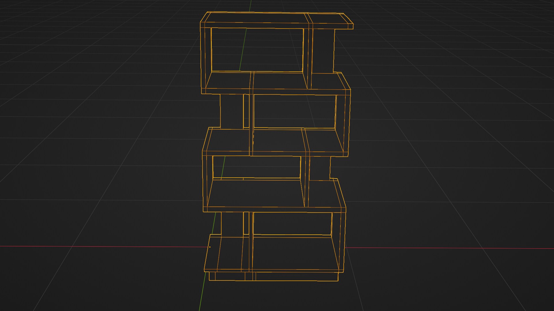 Simple Bookshelf 3D Model - TurboSquid 1867341