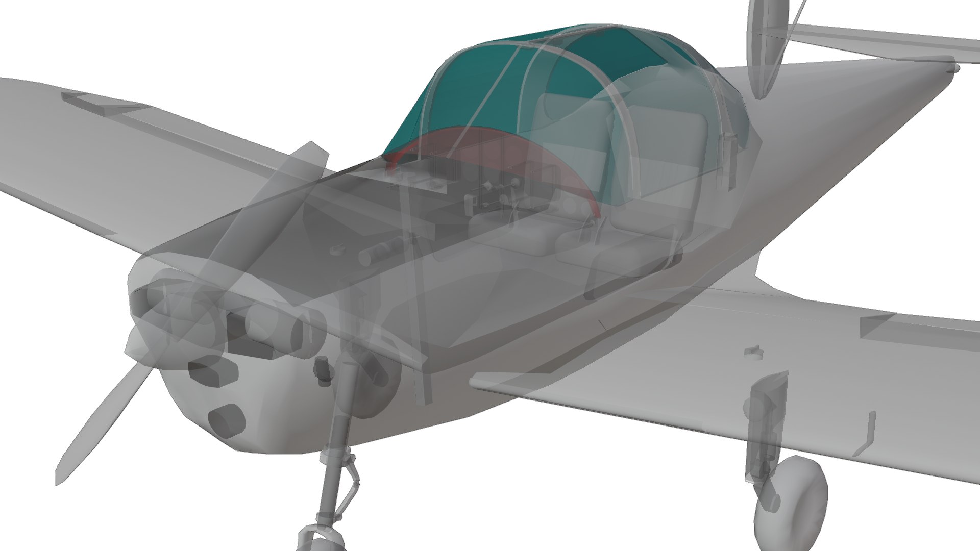 3D Erco Ercoupe Model - TurboSquid 2316119