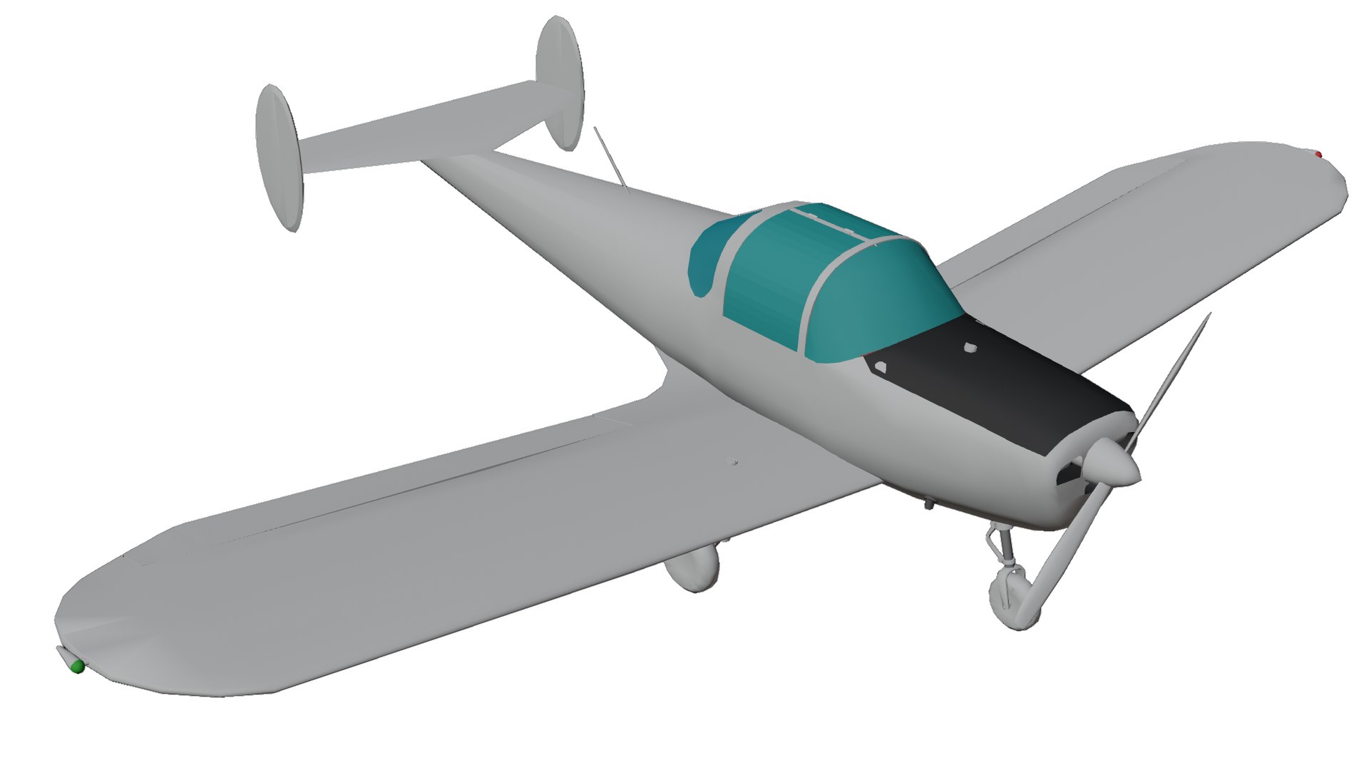 3D Erco Ercoupe Model - TurboSquid 2316119