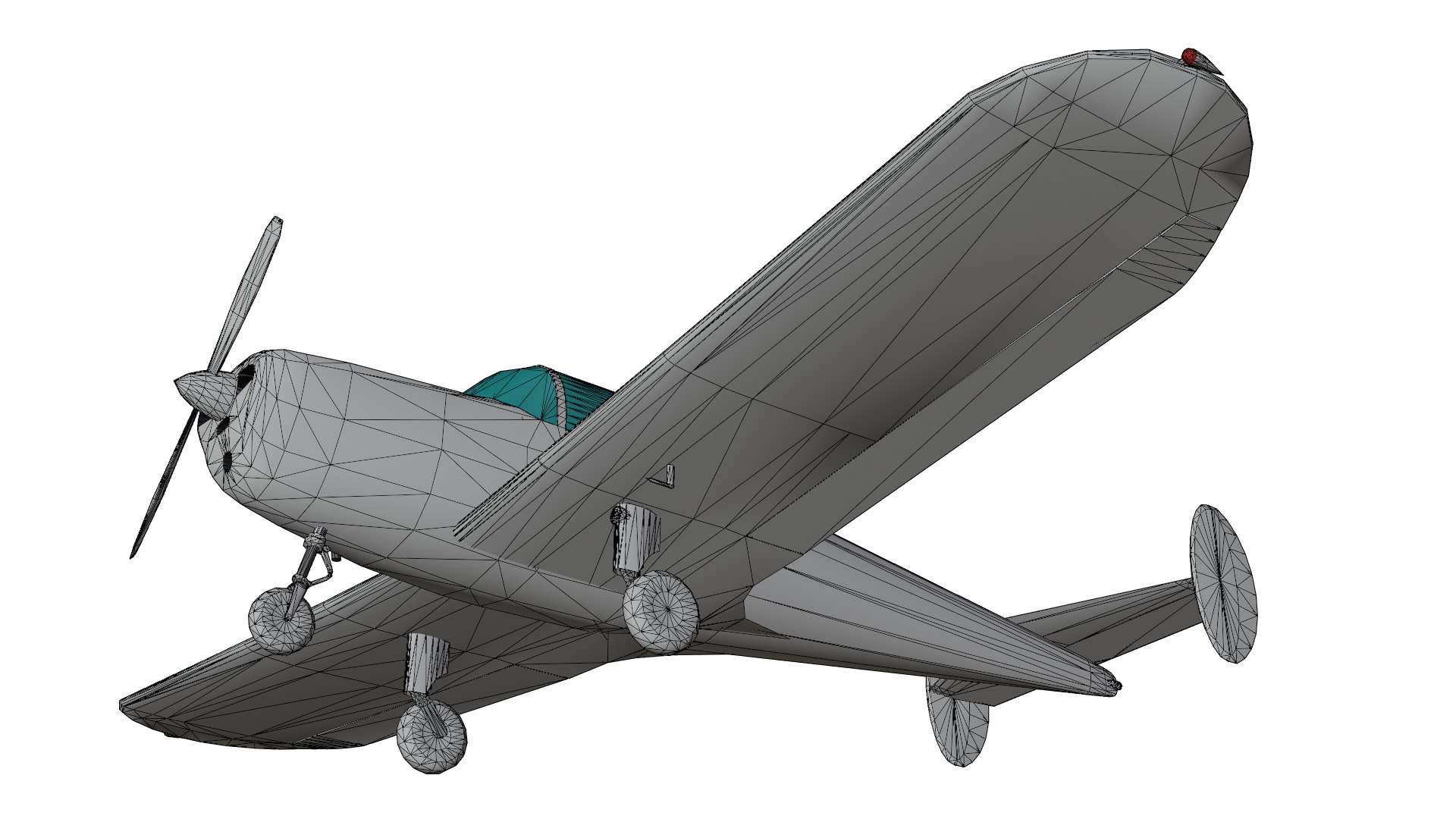 3D Erco Ercoupe Model - TurboSquid 2316119