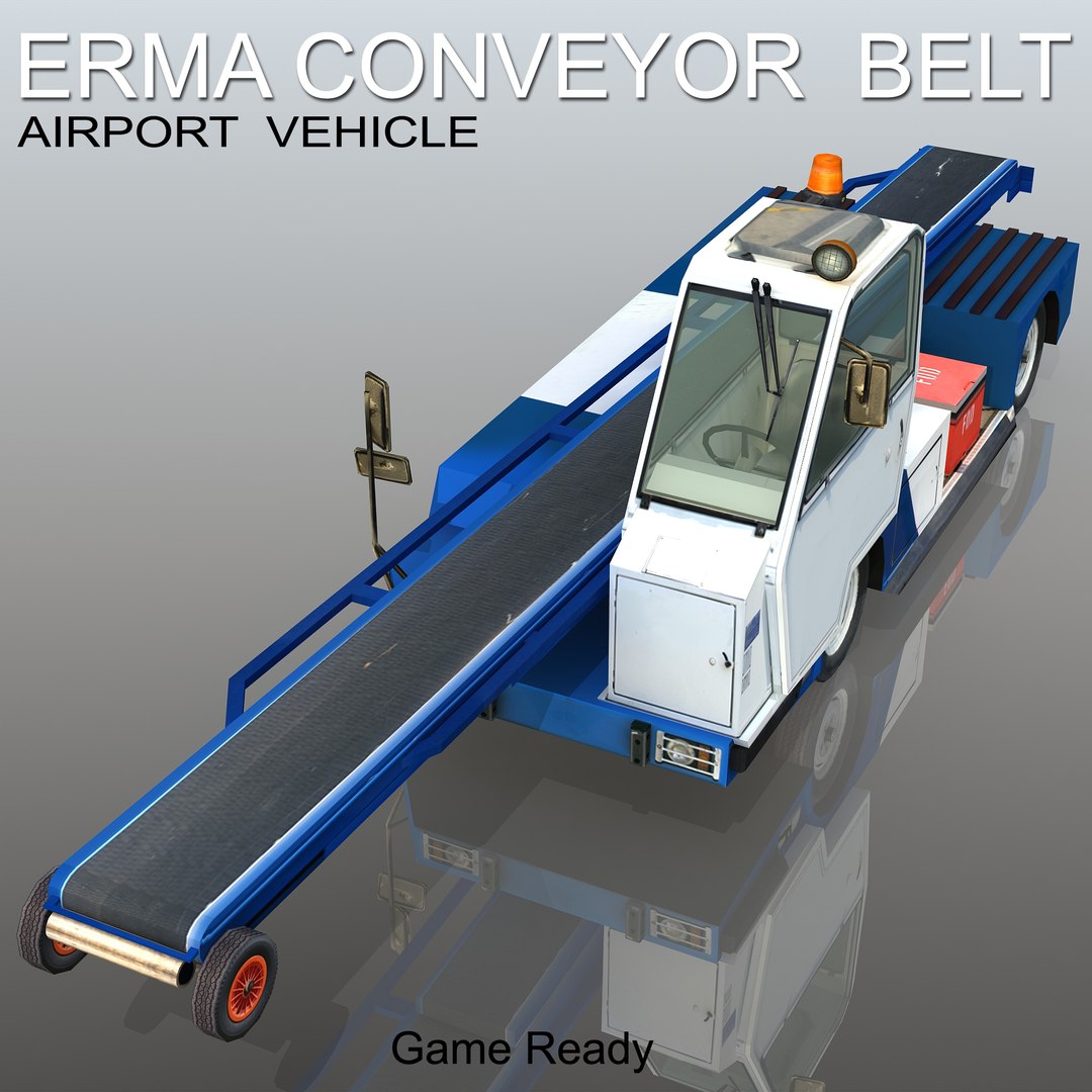 3D ERMA CONVEYOR BELT model - TurboSquid 1831745
