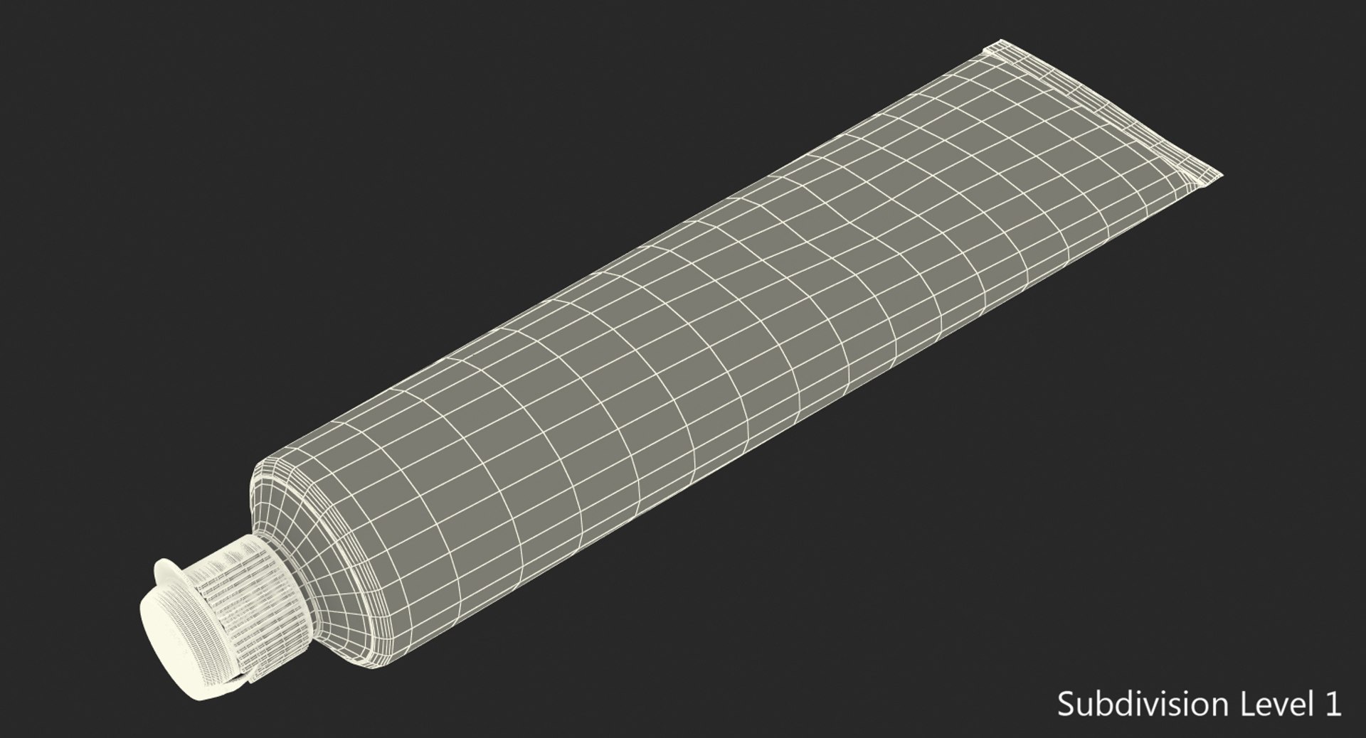 Blank Toothpaste Tube Tooth 3D - TurboSquid 1341333