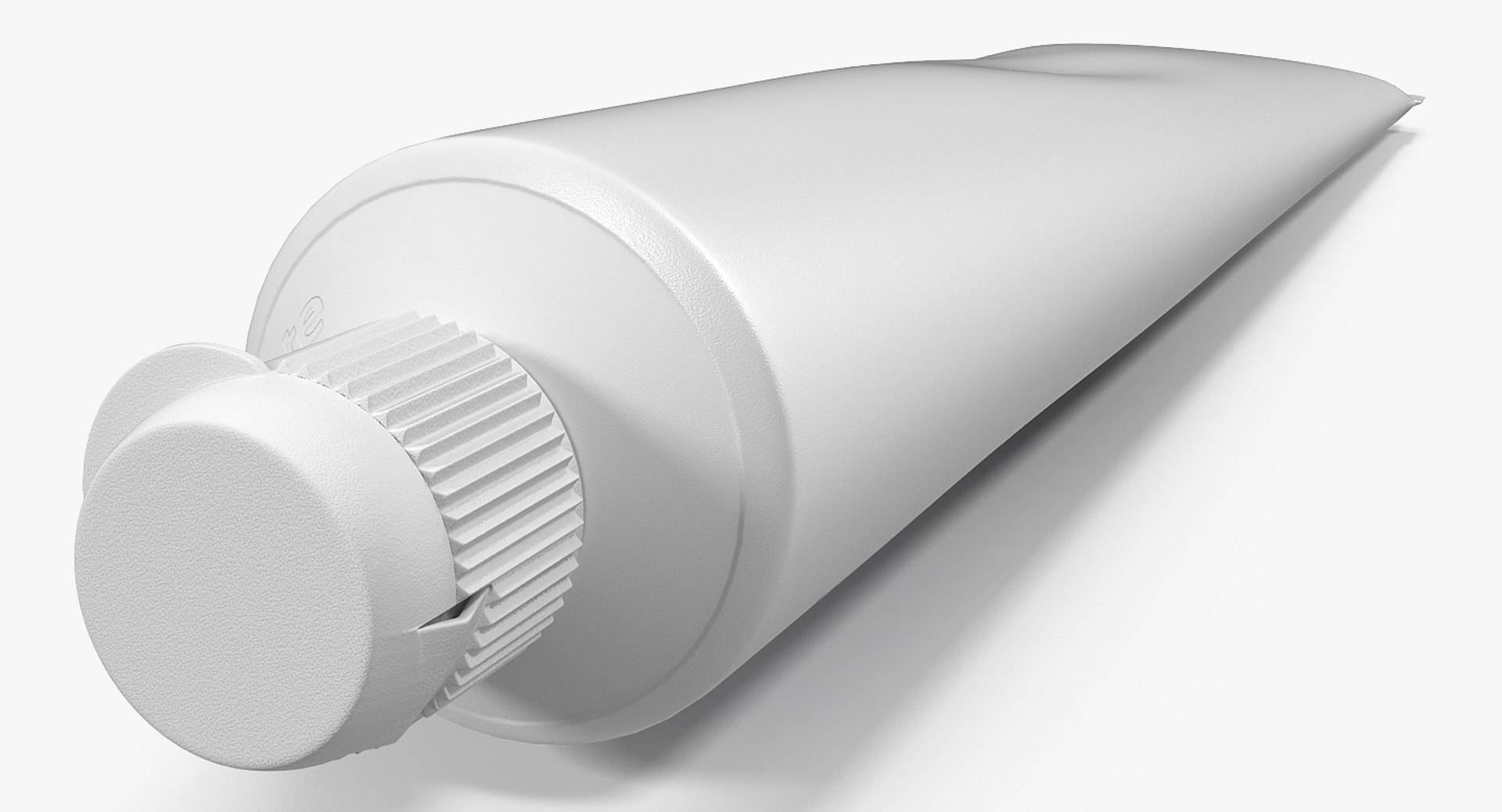 Blank Toothpaste Tube Tooth 3D - TurboSquid 1341333