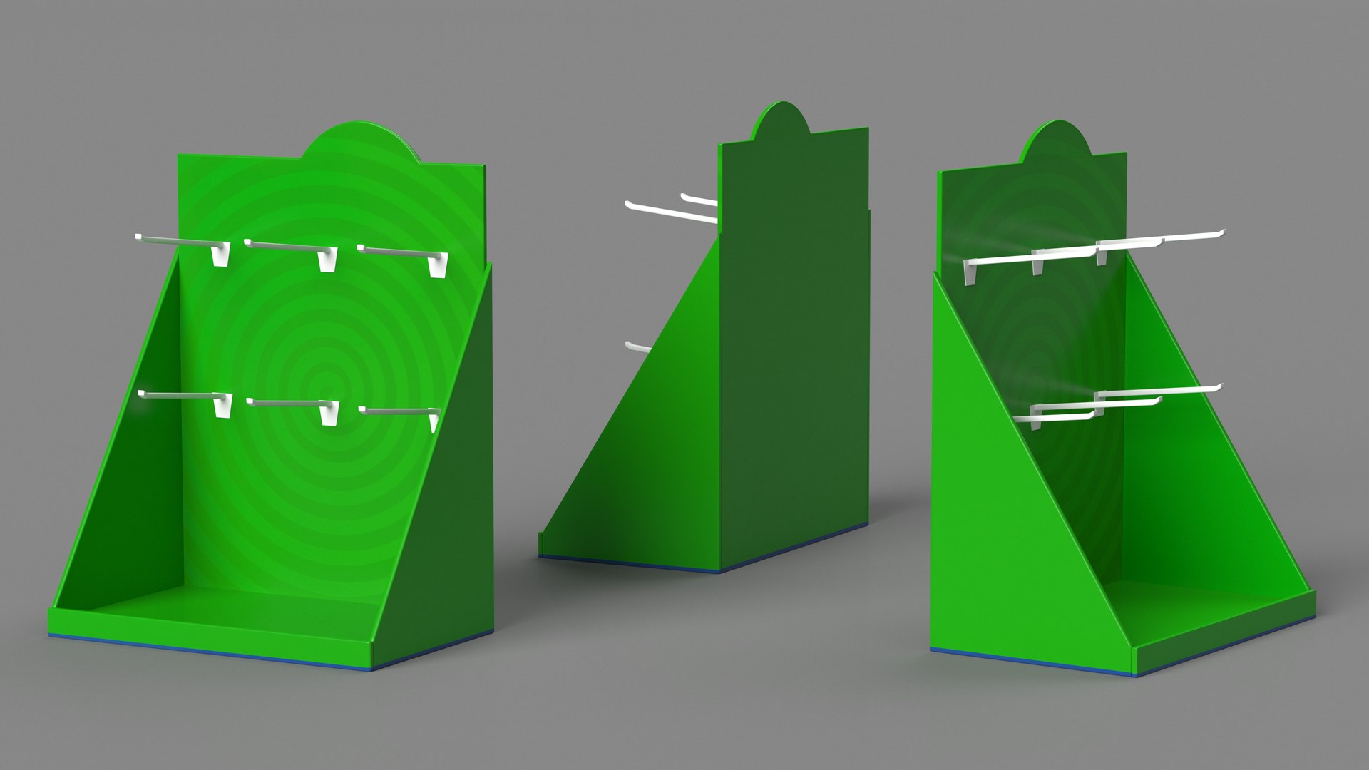 Plastic Counter Top Display Green 3D - TurboSquid 2137504