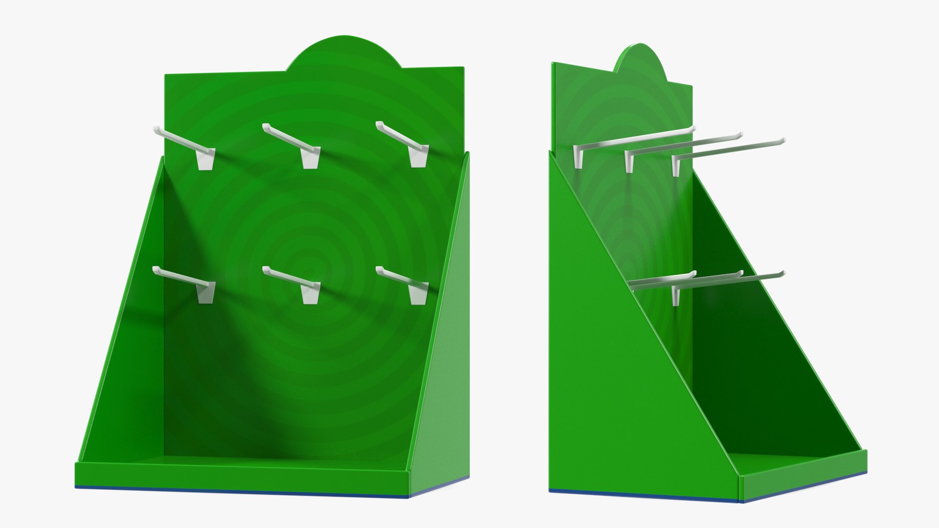 Plastic Counter Top Display Green 3D - TurboSquid 2137504