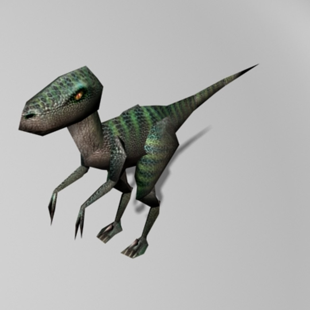 raptor dinosaur 3d model