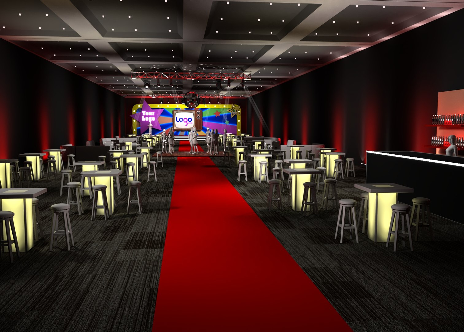 Stage Party Concept 3D - TurboSquid 1964086