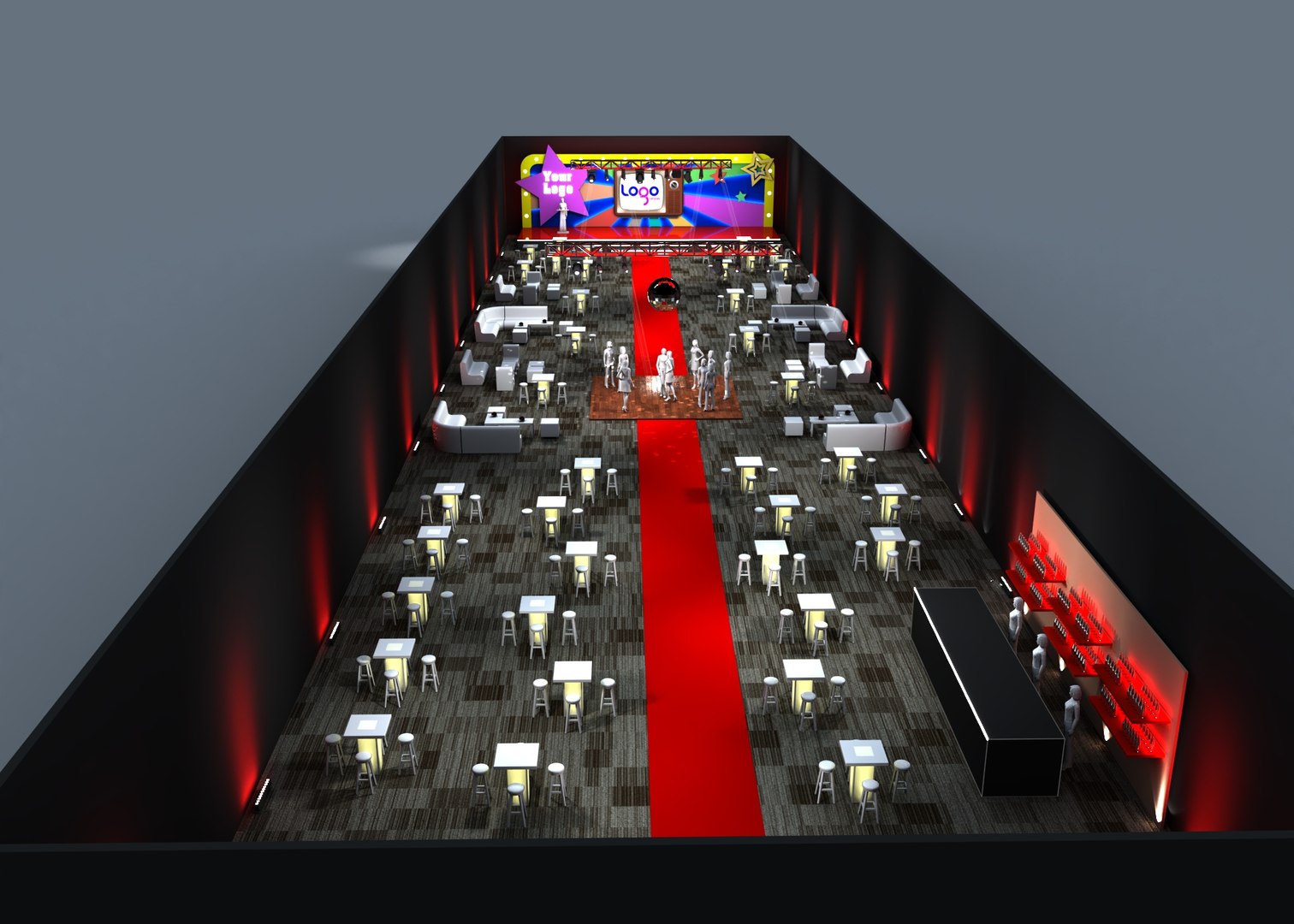 Stage Party Concept 3D - TurboSquid 1964086