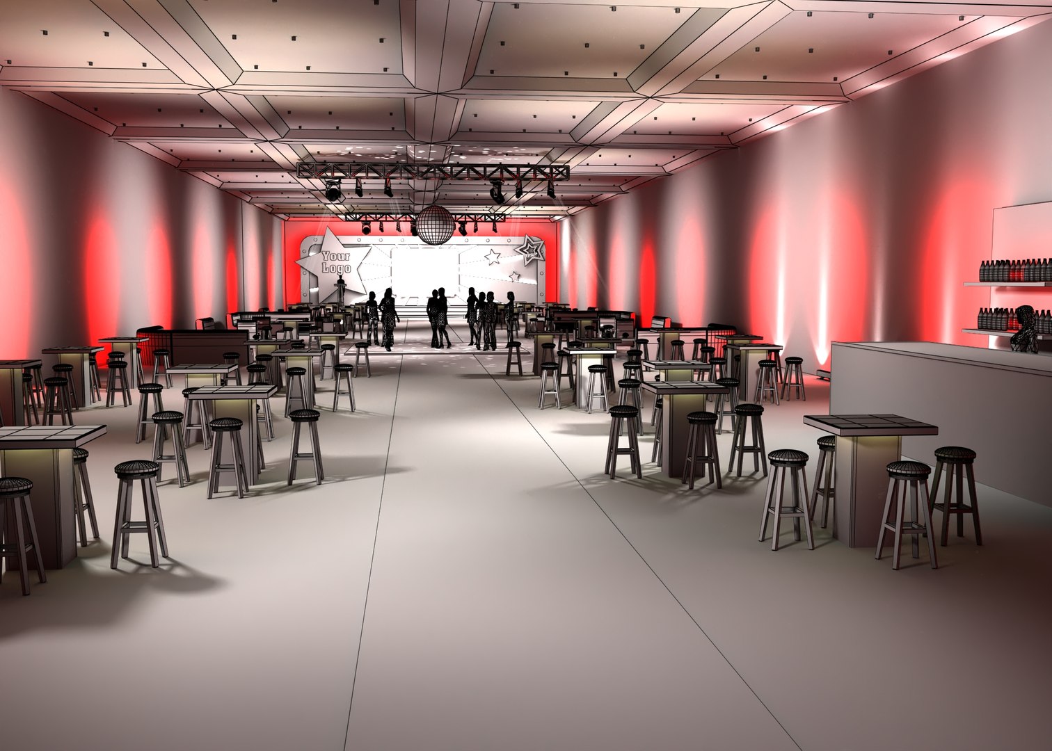 Stage Party Concept 3D - TurboSquid 1964086