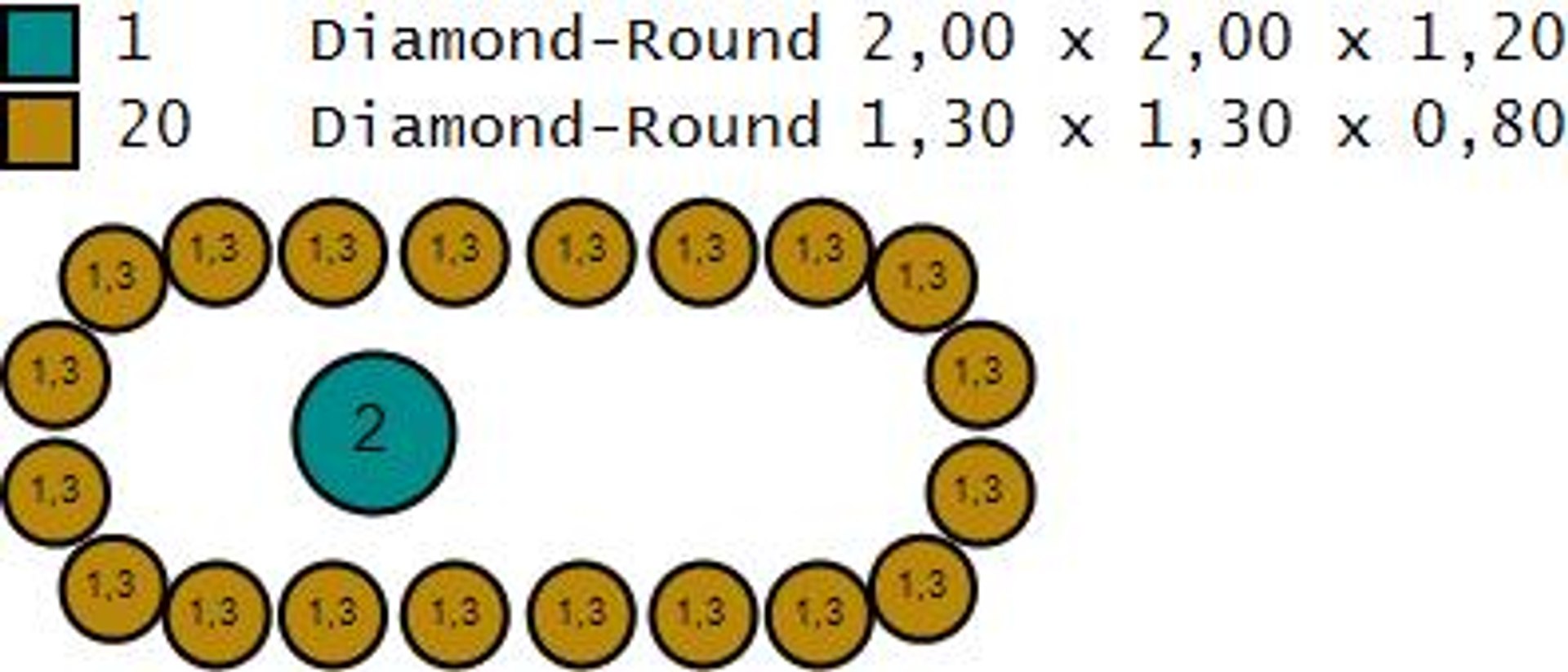 3D Ring Movable Stones Number - TurboSquid 1682883