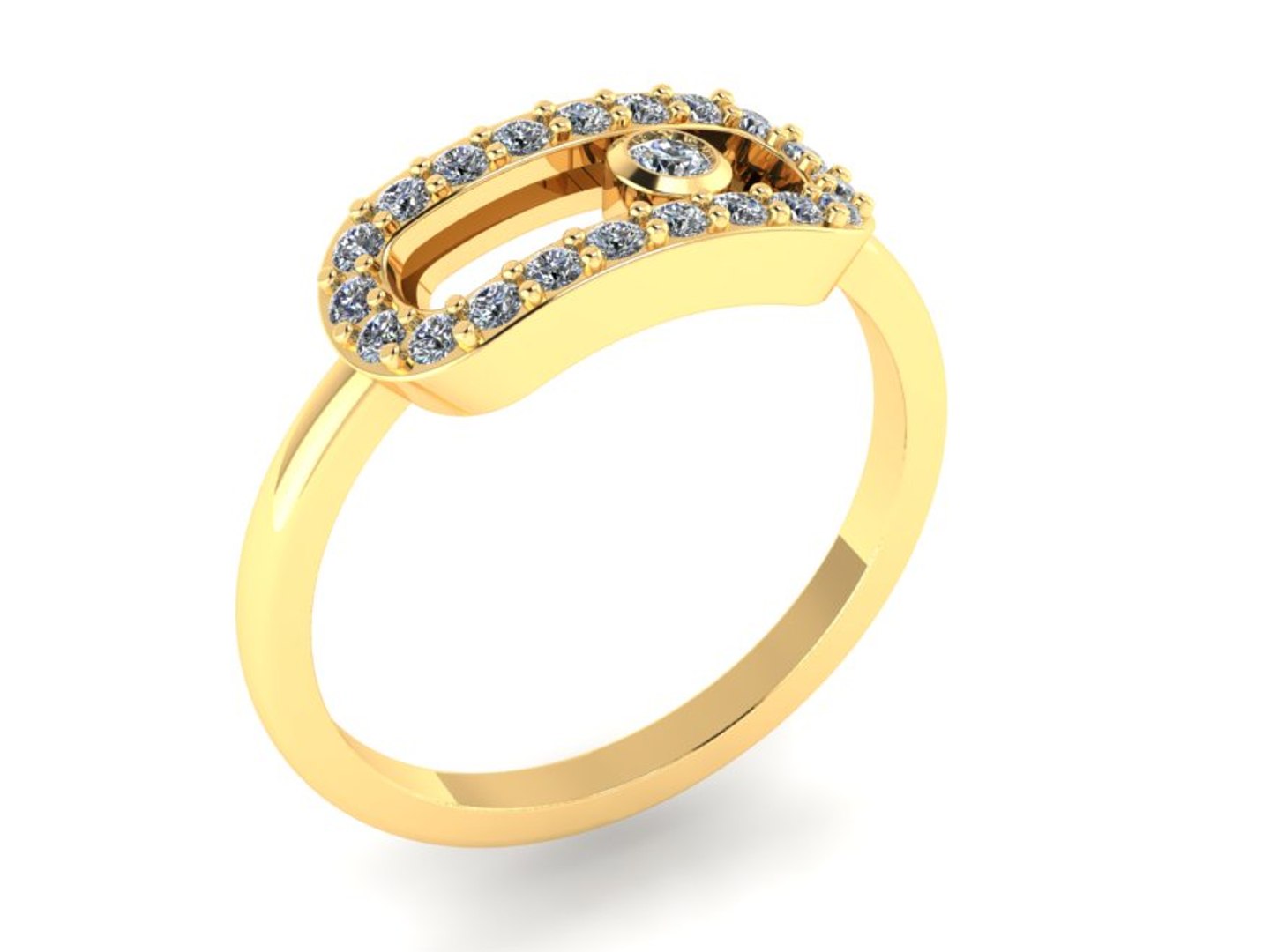 3D Ring Movable Stones Number - TurboSquid 1682883