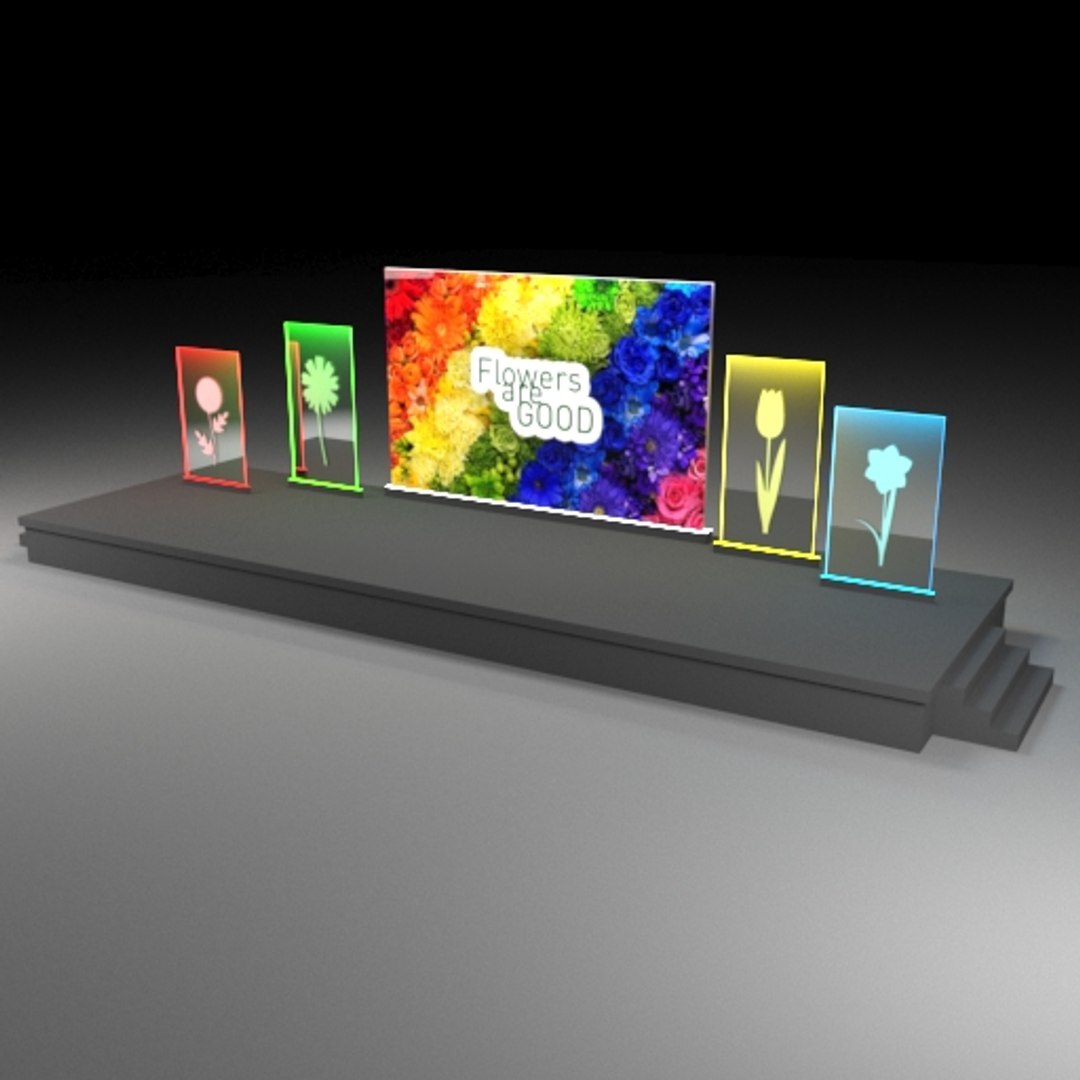 3D stage backdrop model - TurboSquid 1331637