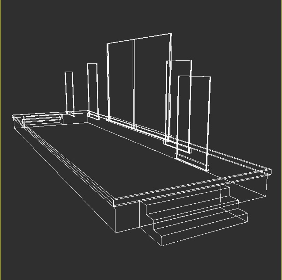 3D stage backdrop model - TurboSquid 1331637
