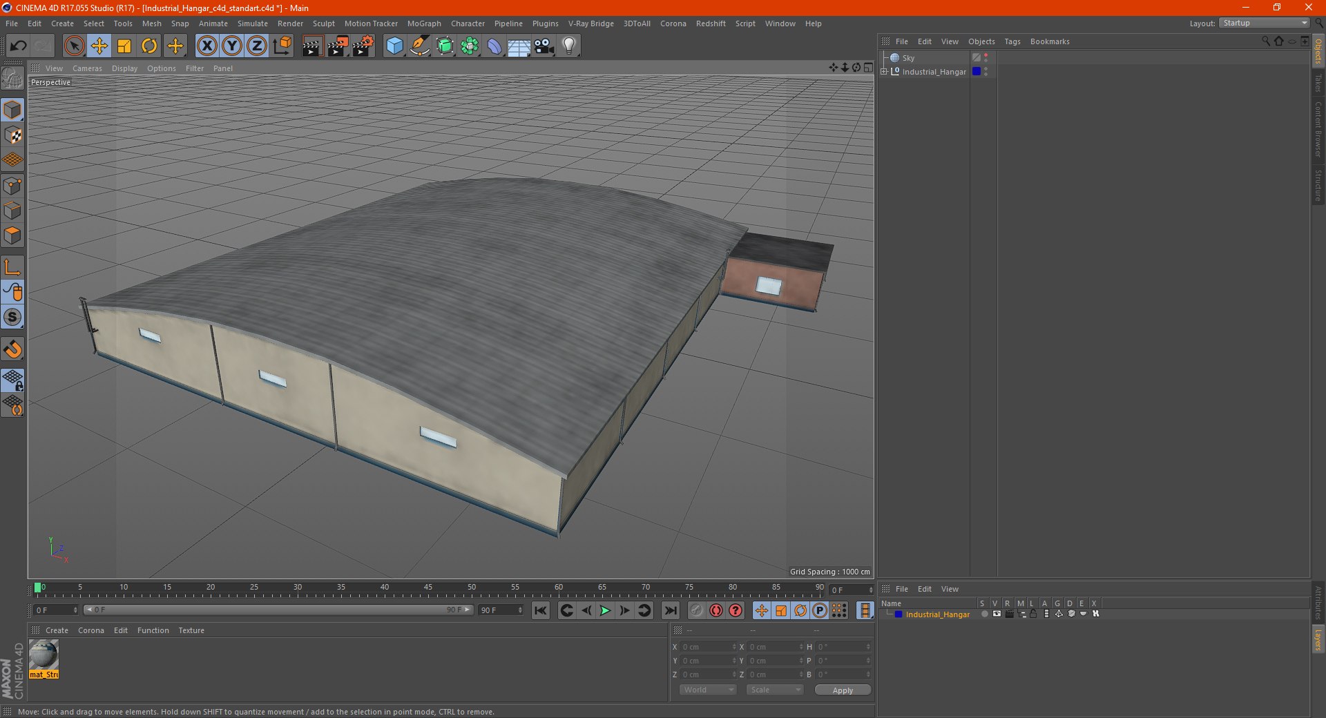 Industrial hangar 3D model - TurboSquid 1550771