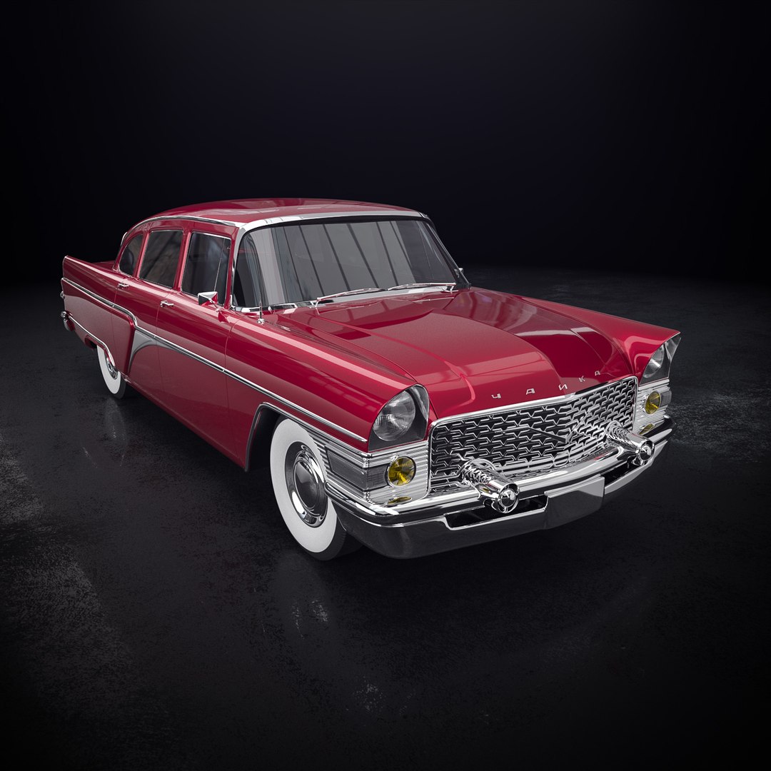 3D Chaika Car - TurboSquid 1359003