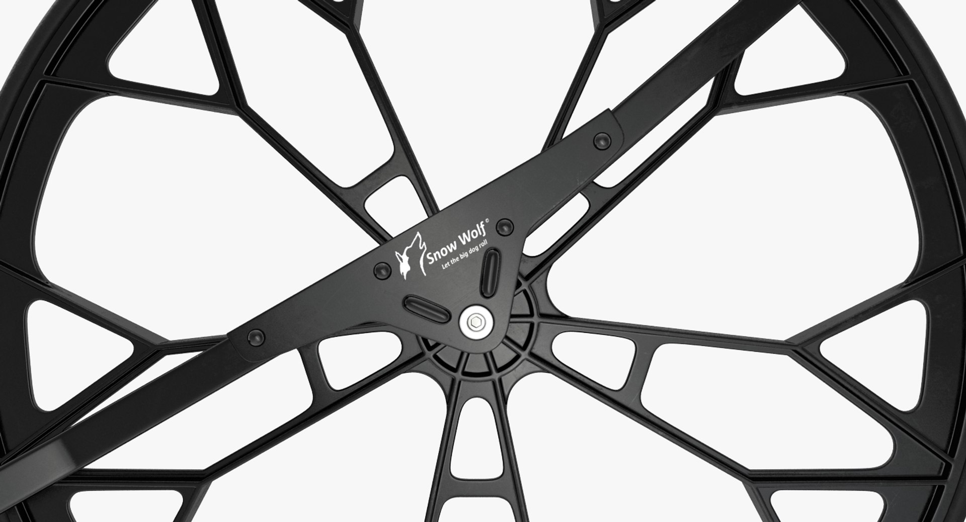 3d Wheeled Snow Shovel Wolf Model