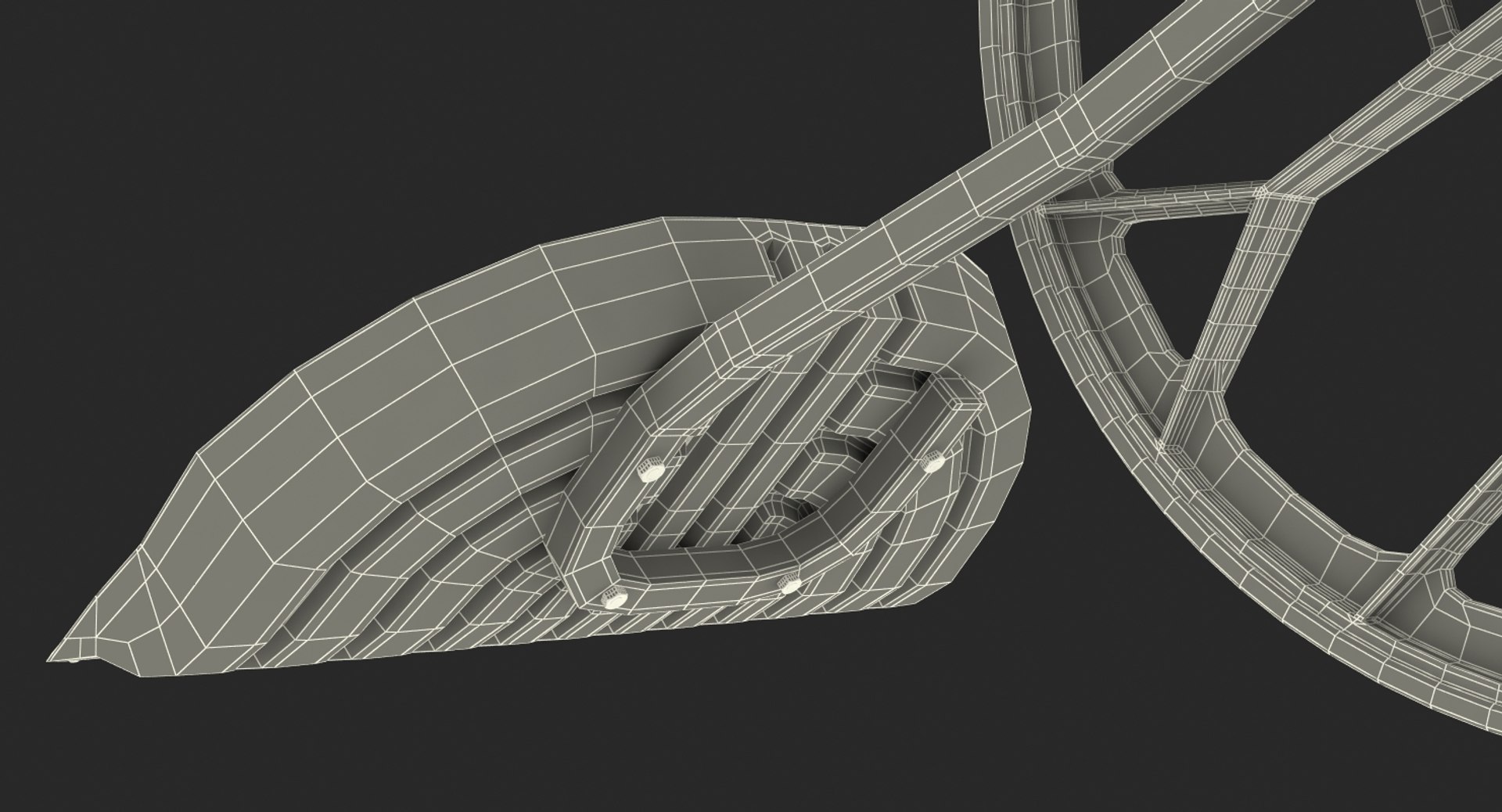 3d Wheeled Snow Shovel Wolf Model