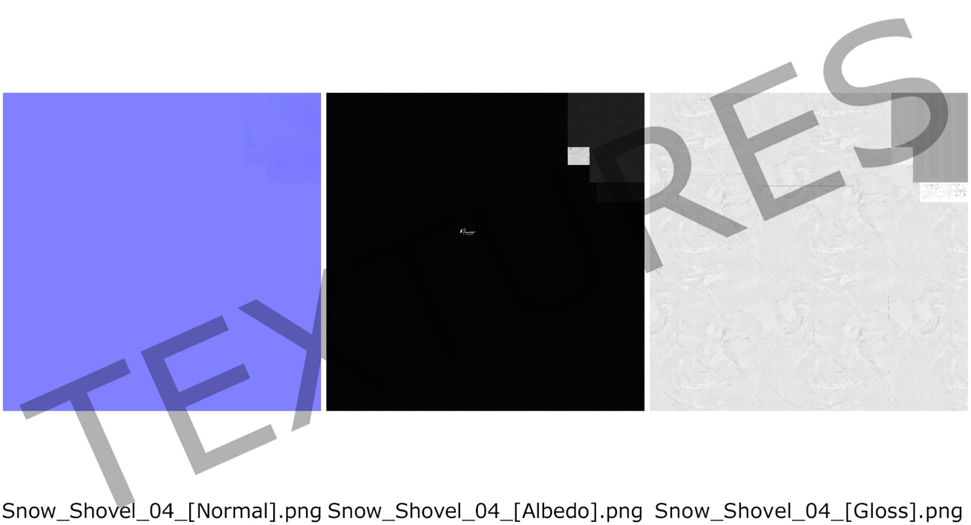 3d Wheeled Snow Shovel Wolf Model